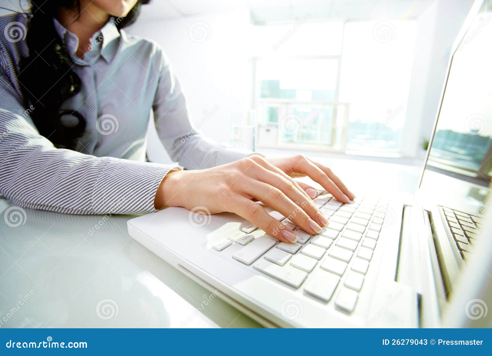 Typing at office stock image. Image of lifestyle, corporate - 26279043