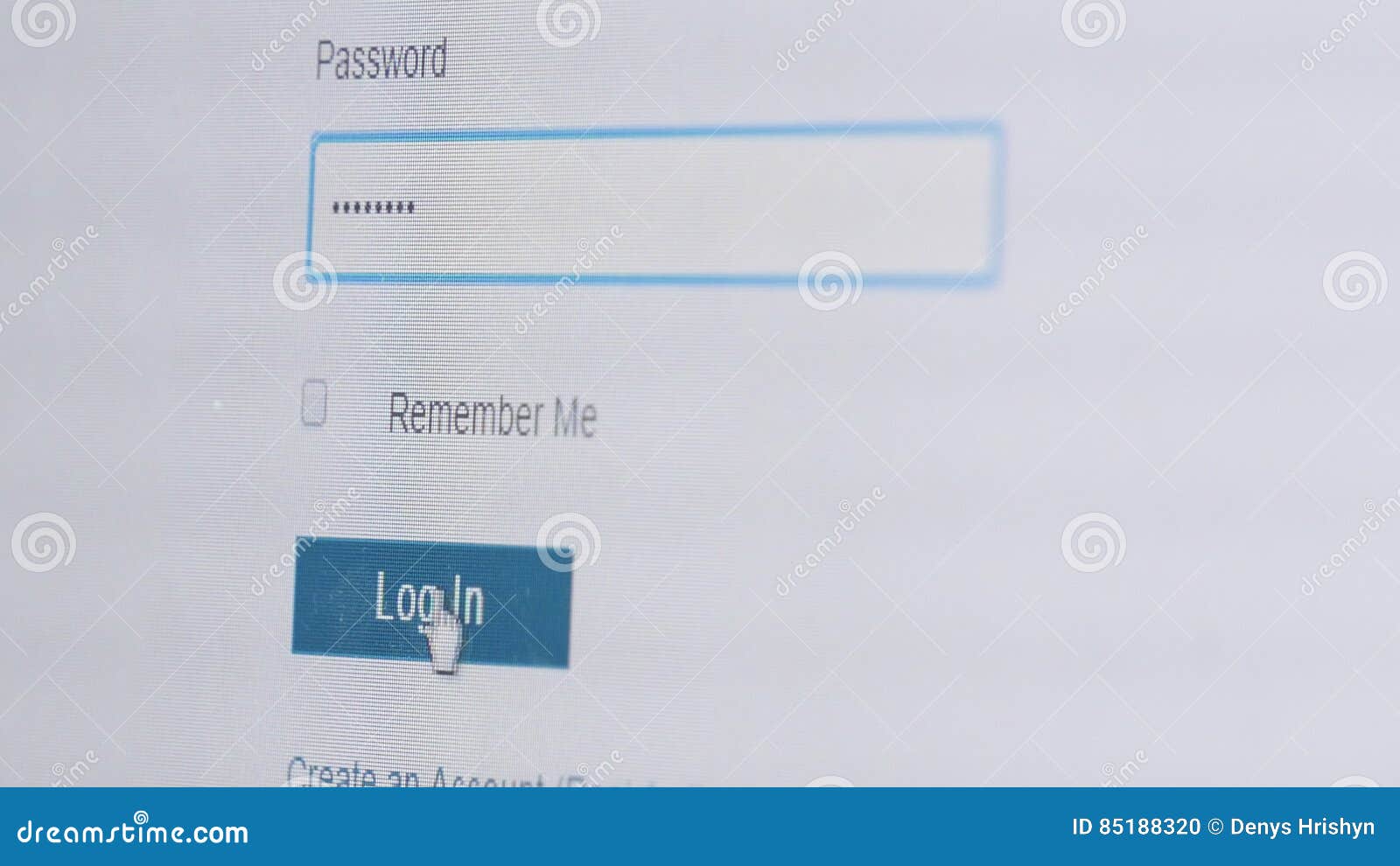 Typing an Password on the Web Page Stock Footage - Video of screen ...