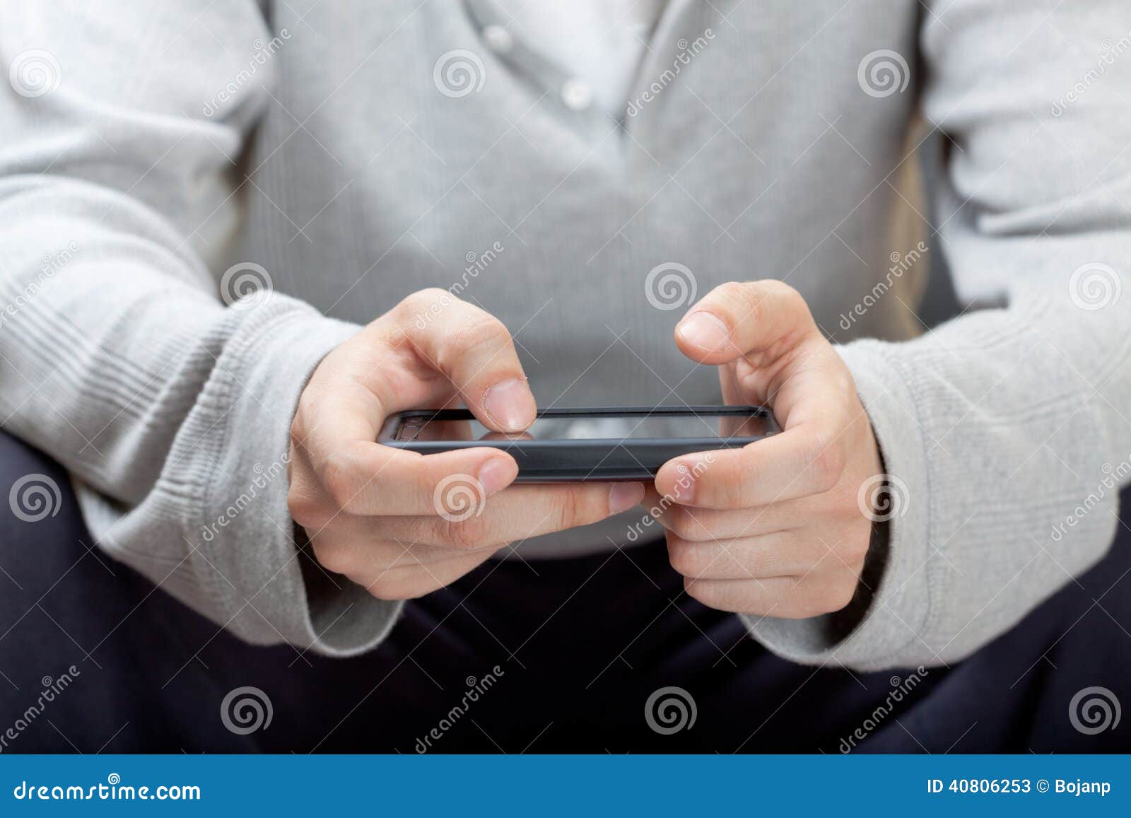 Typing on smartphone stock image. Image of communication - 40806253