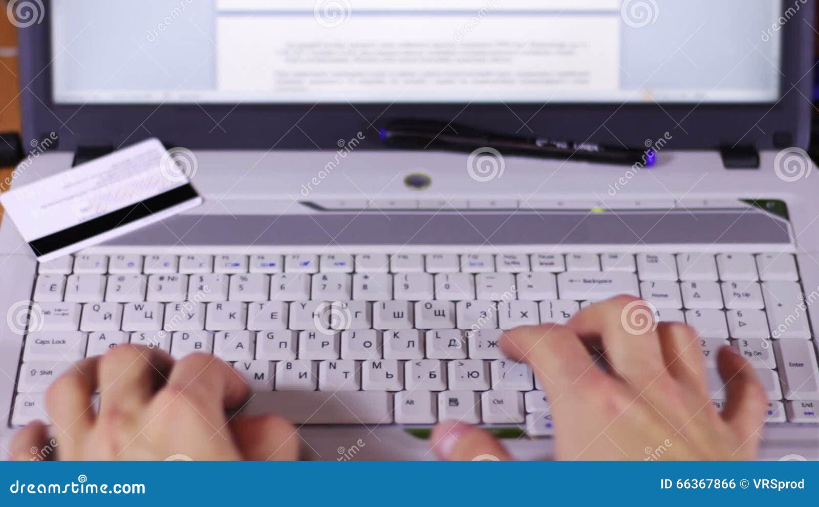 Typing on a White Computer Laptop Keyboard Stock Footage - Video of ...
