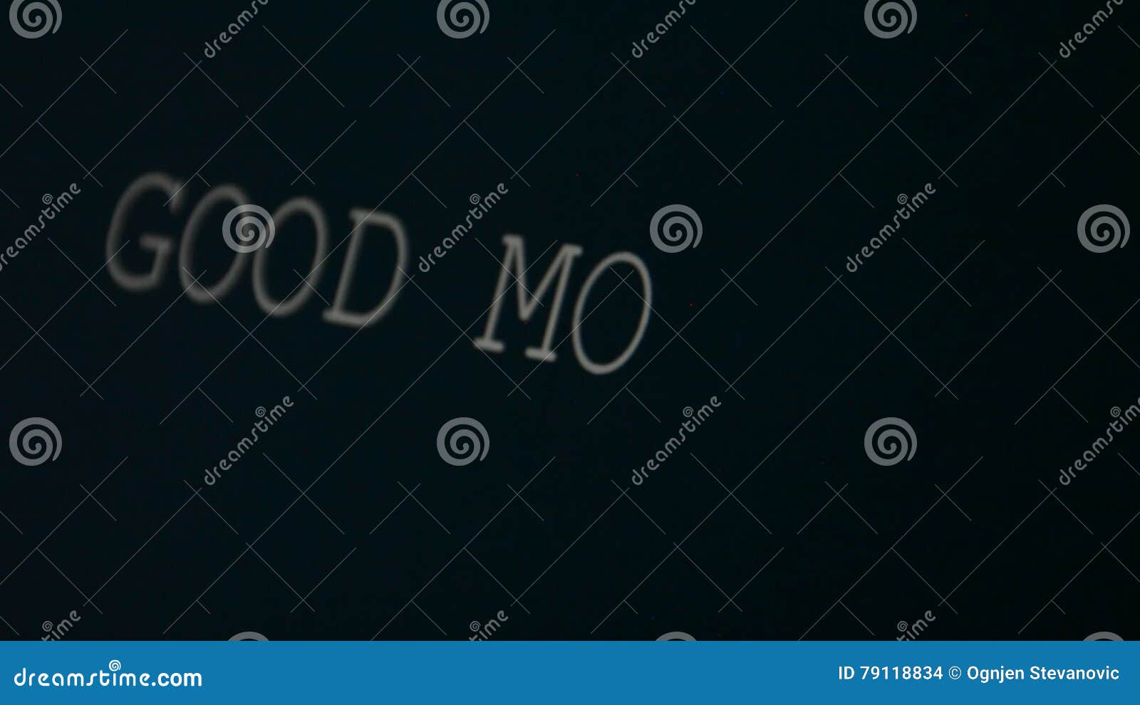 Typing word good morning stock footage. Video of closeup - 79118834