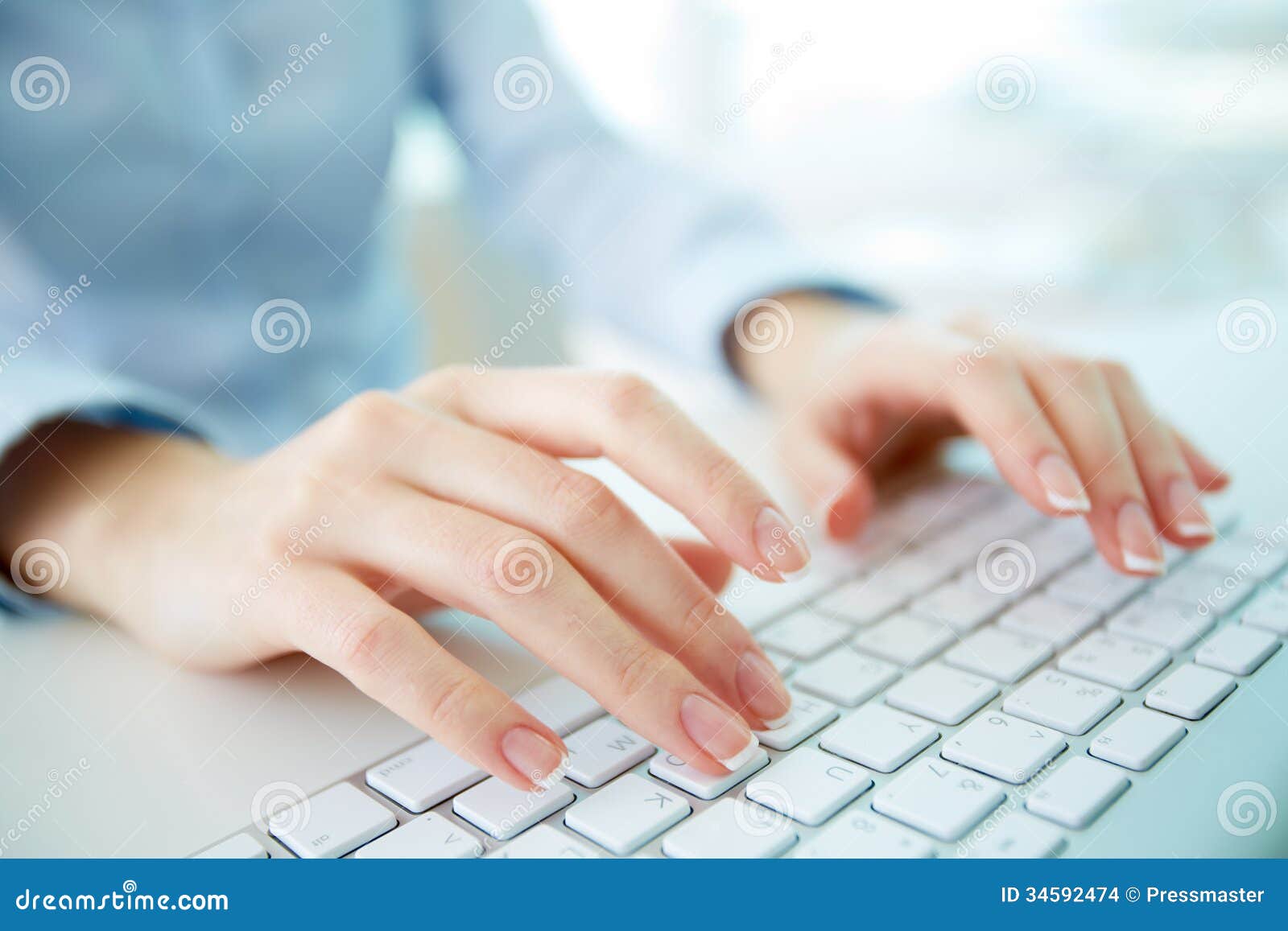 Typing worker stock photo. Image of data, computing, hands - 34592474