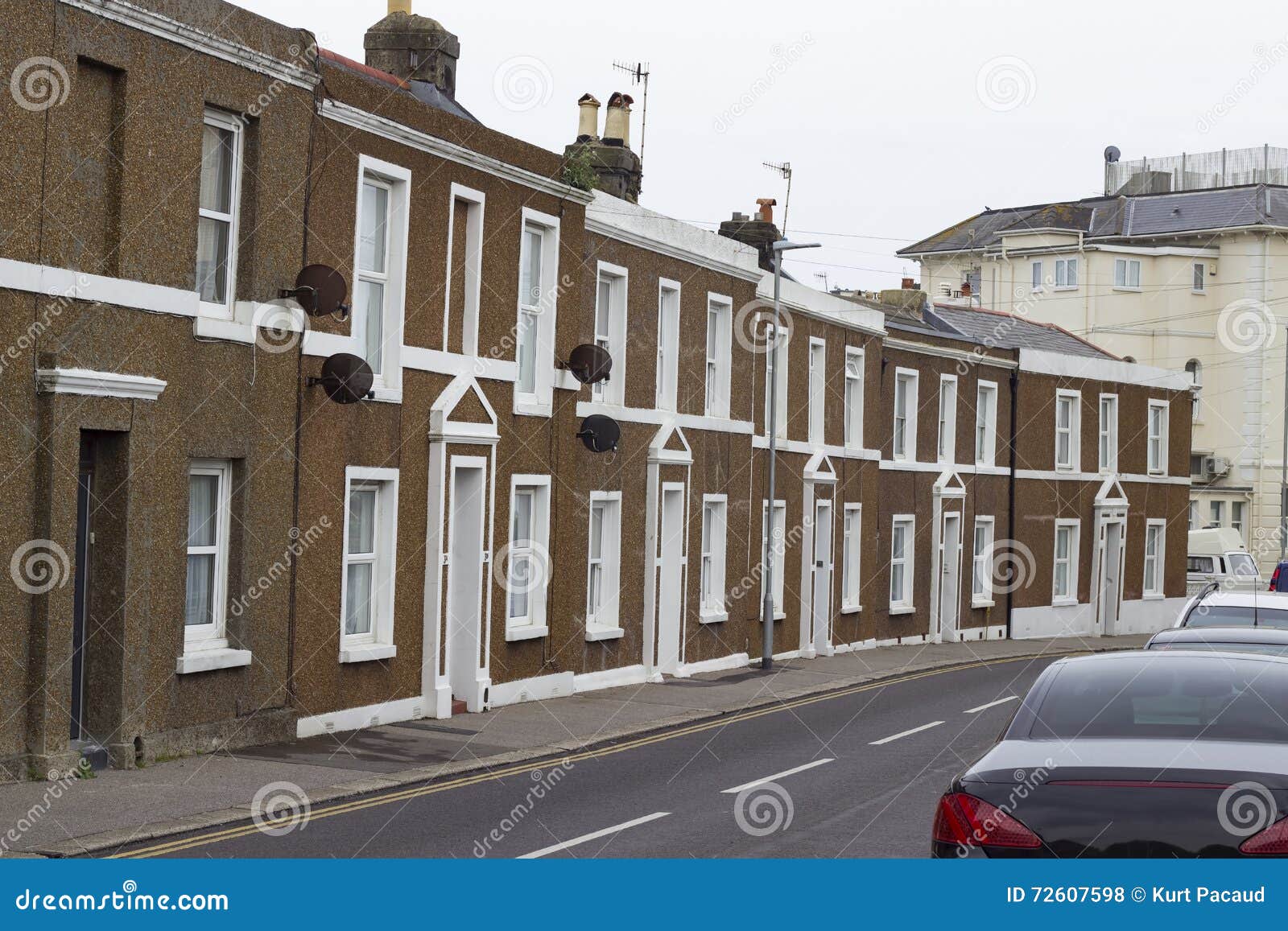Typisch Brits Huis in Hastings Stock Foto - Image of huis, typisch ...