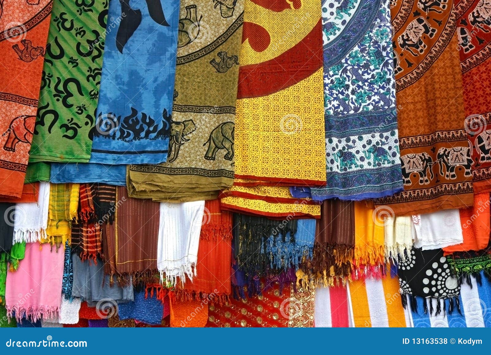 Typisch Colorfull Indische Stoffen Stock Foto - Image of antiquiteit ...