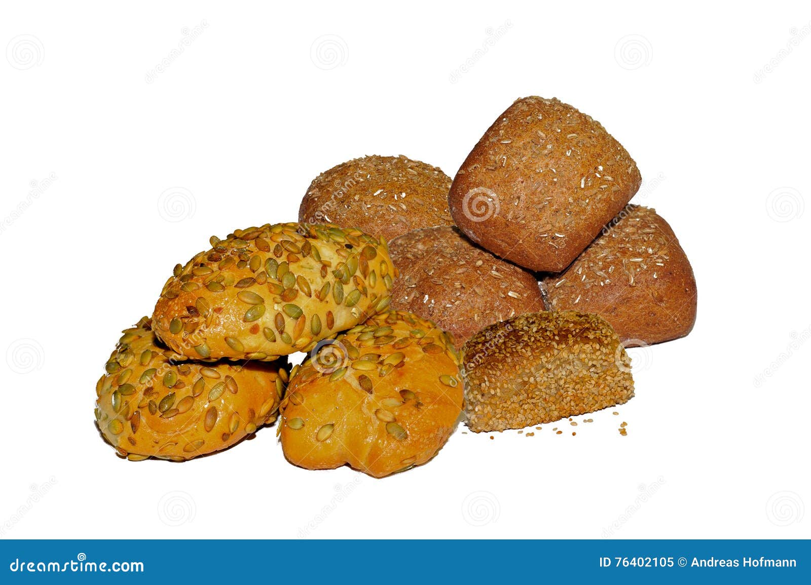 Typisch Duits Brood - Sluit Omhoog - Foto Stock Afbeelding - Image of ...