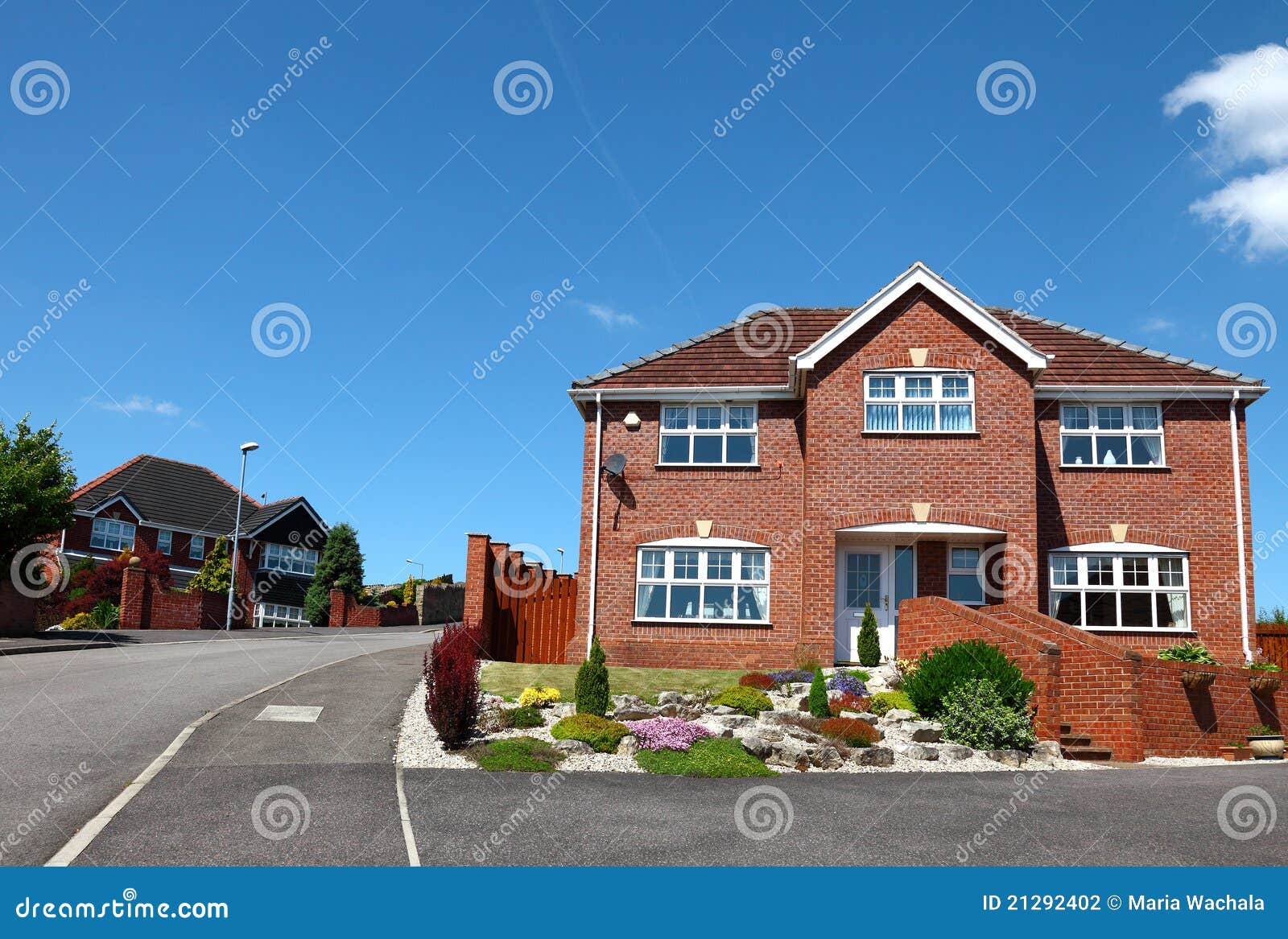 Typisch Engels Huis stock foto. Image of engeland, woonplaats - 21292402