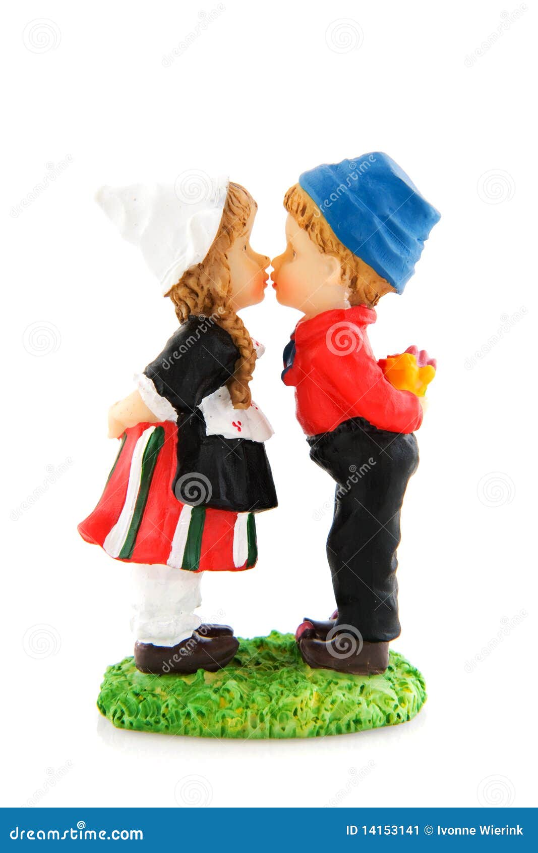 Typisch Nederlands paar stock afbeelding. Image of toerisme - 14153141