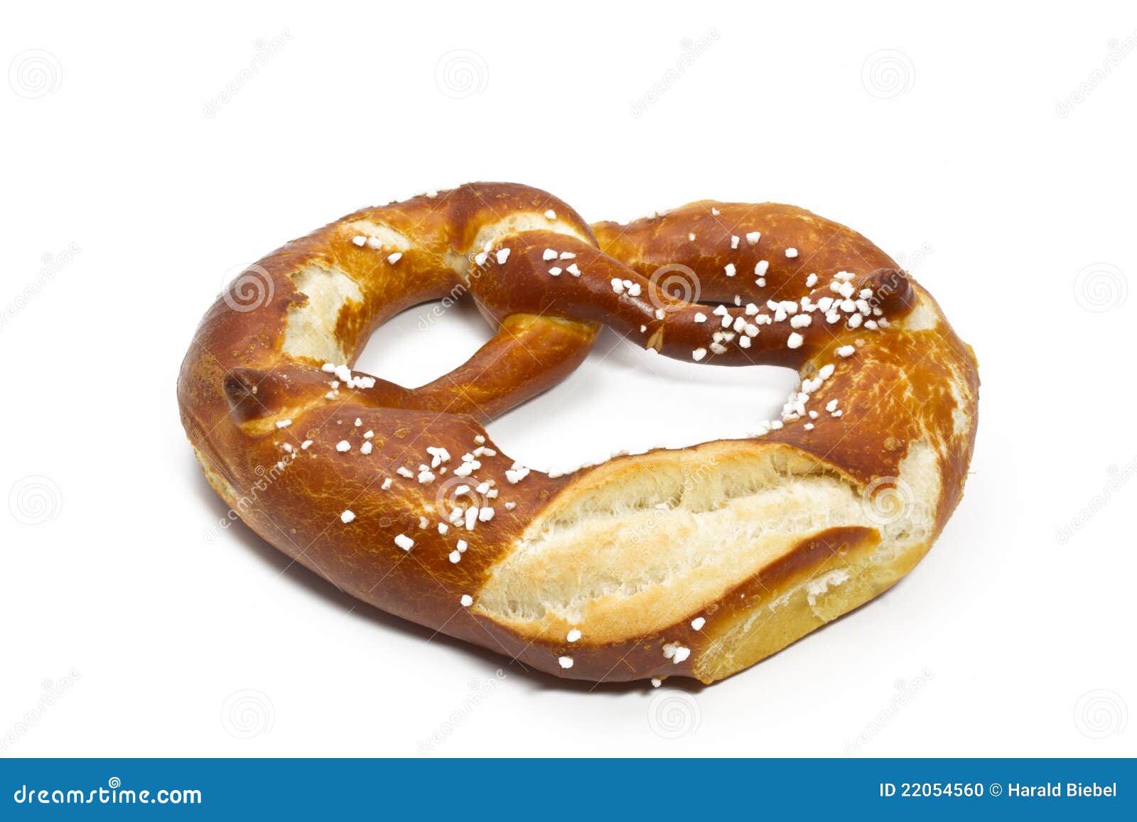 Typische bayerische Brezel stockfoto. Bild von gebäck - 22054560