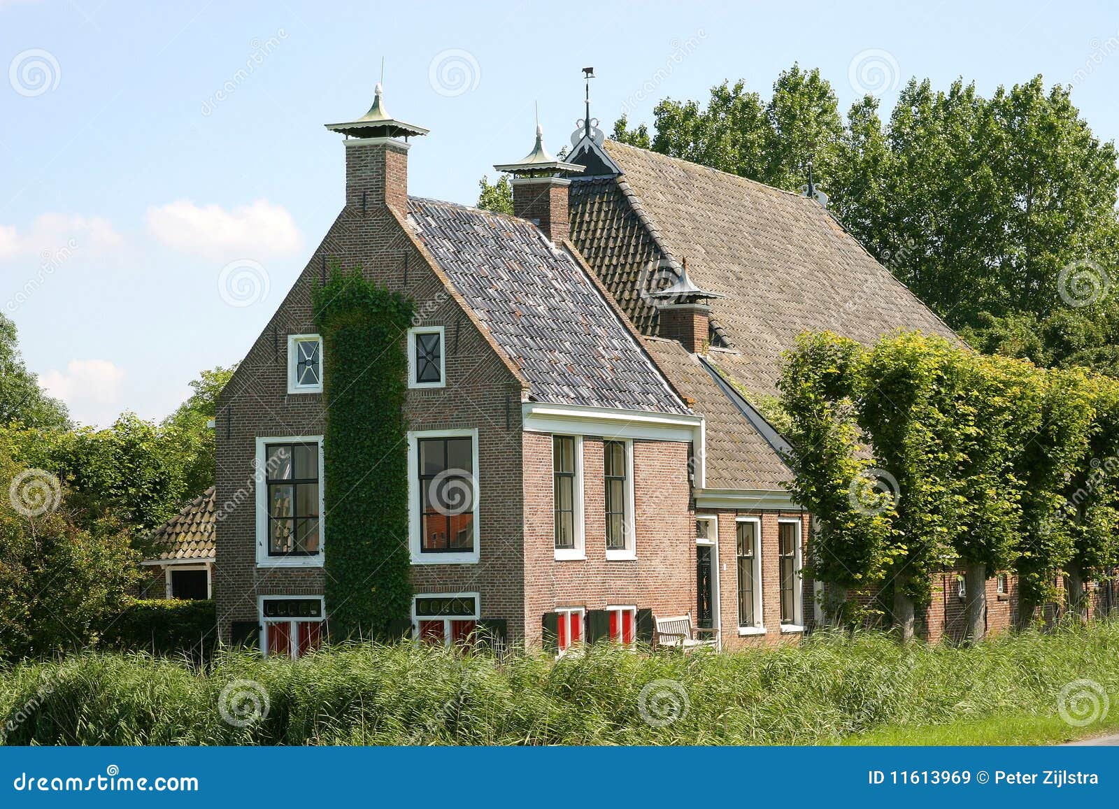 Typische Nederlandse Boerderij Stock Afbeelding - Image of holland ...