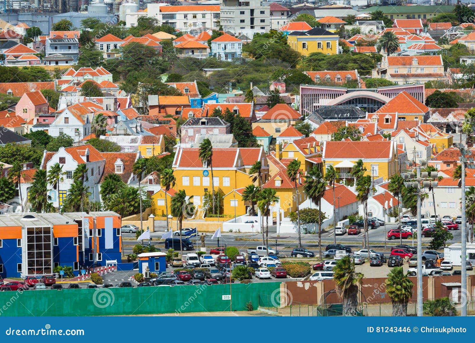 Typische Woonplaatsen En Huizen in Curacao Redactionele Foto - Image of ...