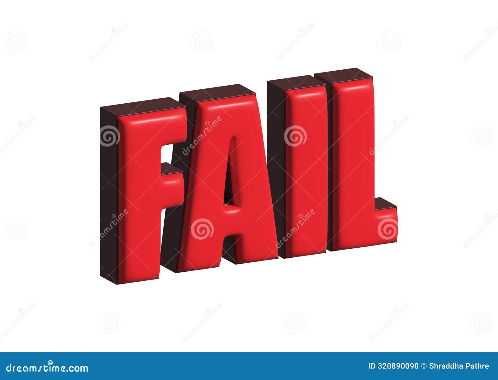 Creative and Imaginative Typography of FAIL Word Made with the Puffy ...