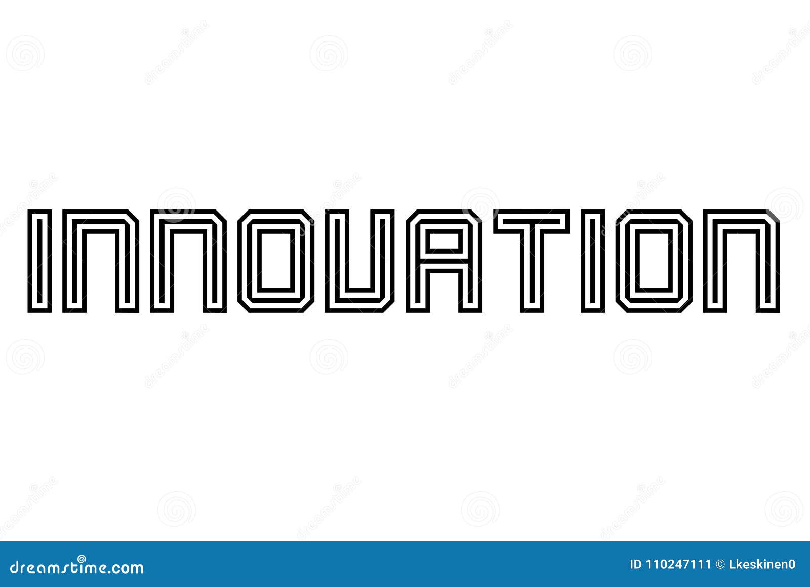 Typografischer Stempel Der Innovation Vektor Abbildung - Illustration ...