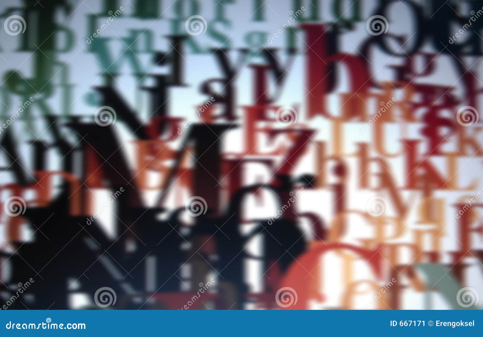 Typographic background stock image. Image of words, blur - 667171