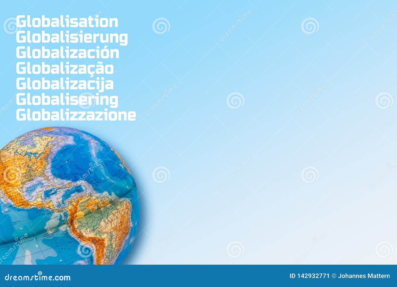 Typographic Globalisation Concept Stock Image - Image of colour, color ...