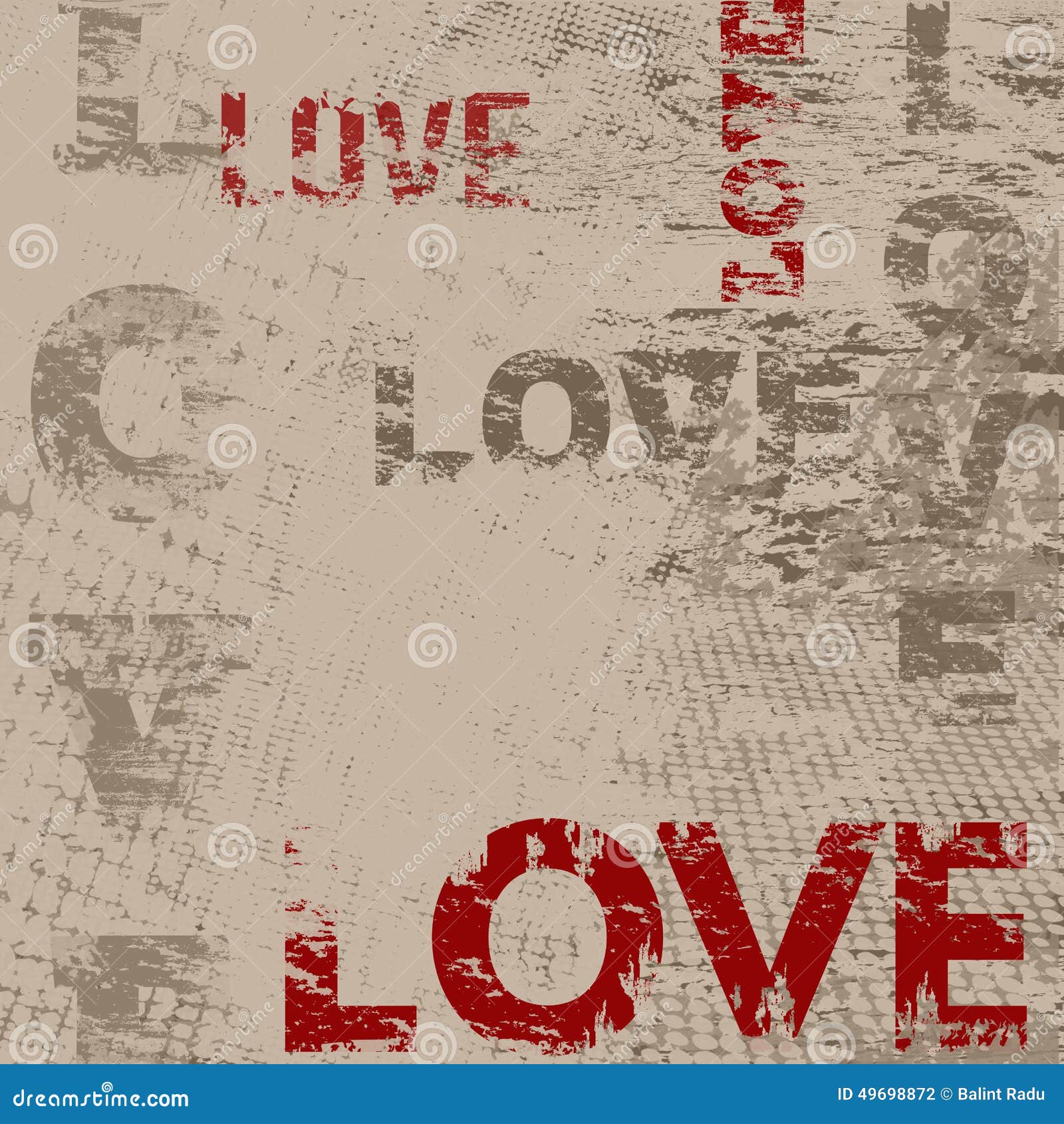 Typographic Love Card Poster Centerpiece Vector Illustration ...