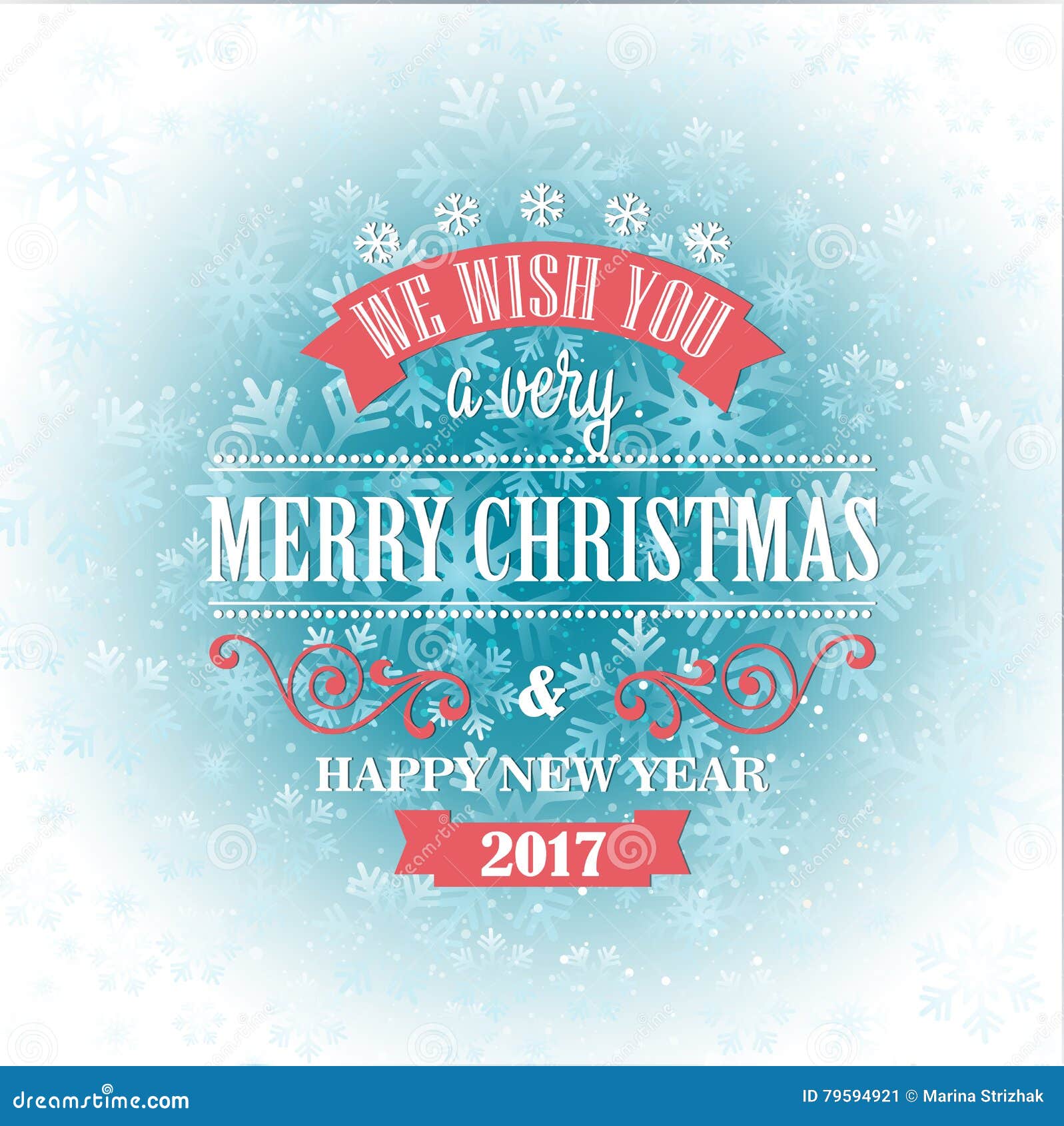 Typographic Retro Christmas Design Stock Vector - Illustration of happy ...