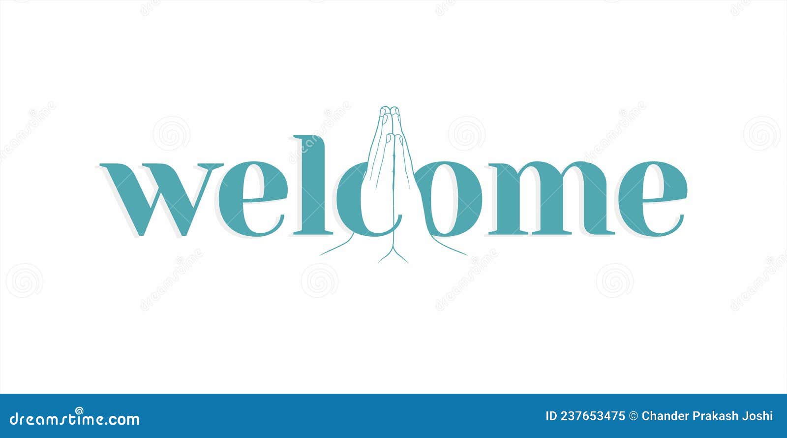 Typographic Template Design Of Welcome. Creative Calligraphy Ow Welcome ...