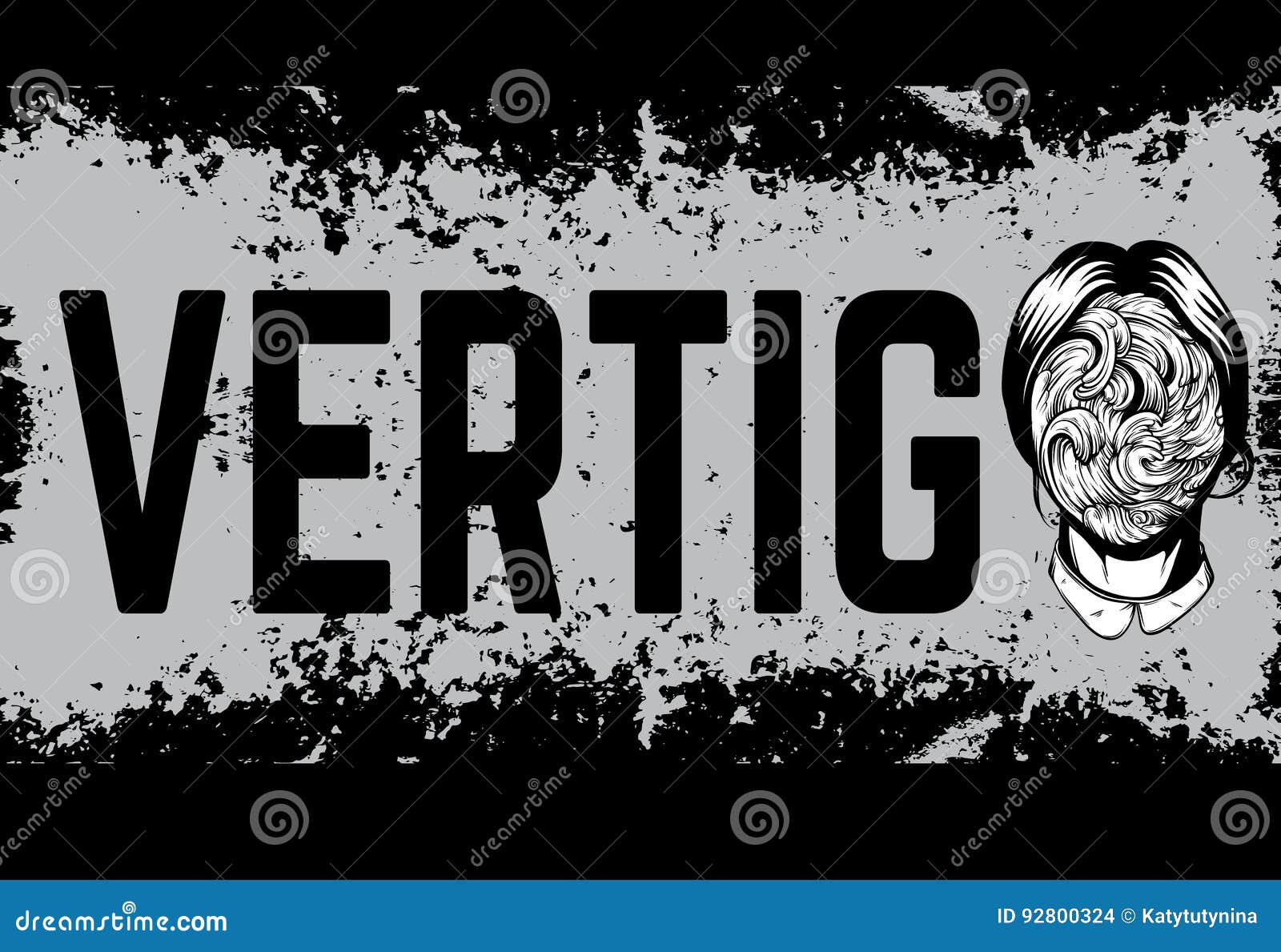 ` Typographique De Vertige De ` De Fond De Citation Illustration de ...