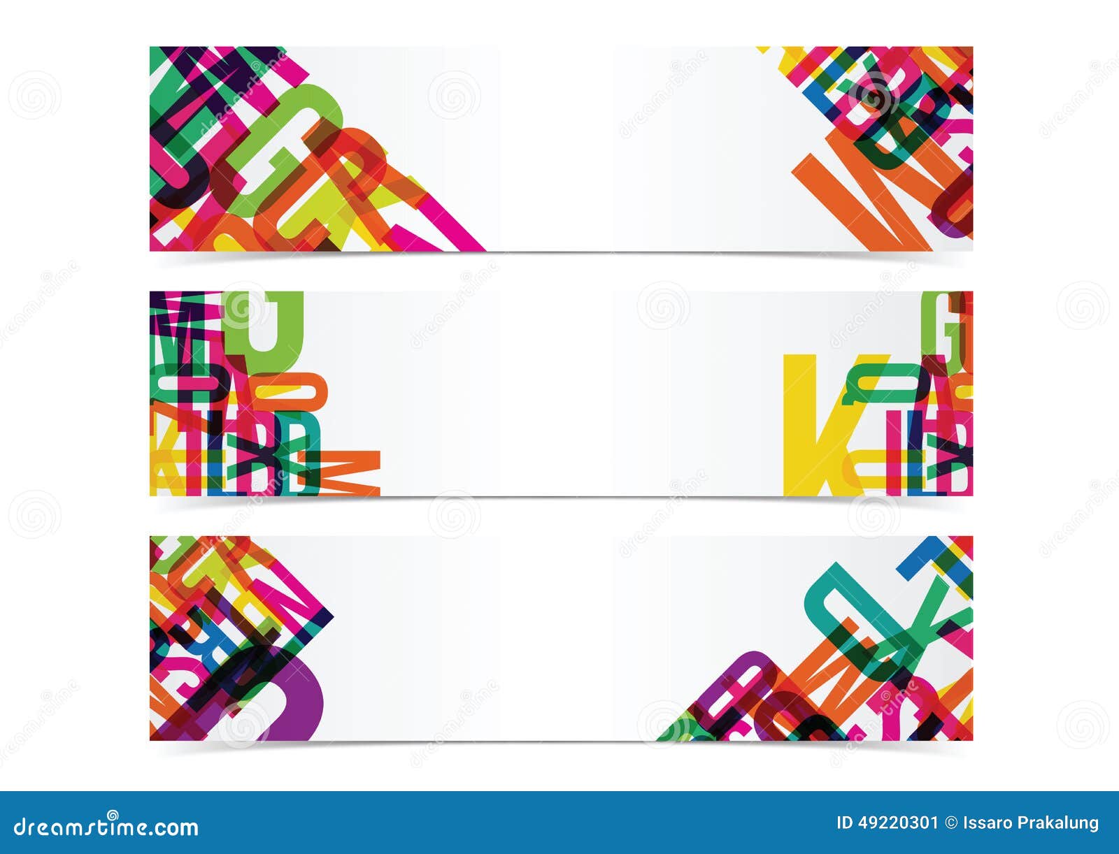 Typography Colorful Banner Header Background Stock Vector ... Typography Colorful Banner Header Background Stock Vector ...