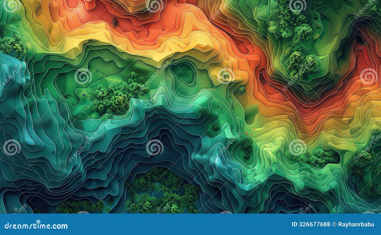 Typography Contour Line Map Seems Pattern Stock Illustration ...