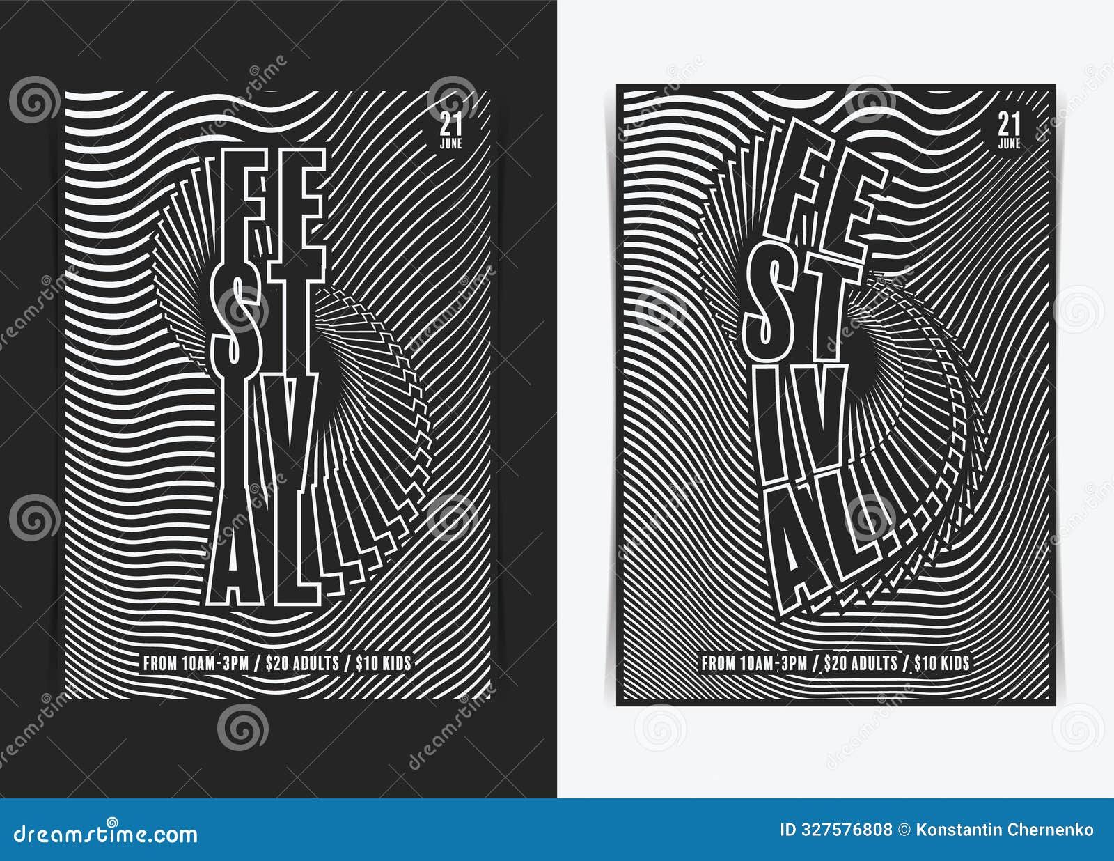 Distorted Lines Psychedelic Seamless Pattern. Retro 70s 90s 00s Style ...