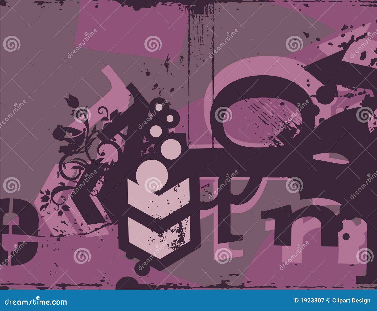 Typography Grunge Background Stock Illustration - Illustration of ...