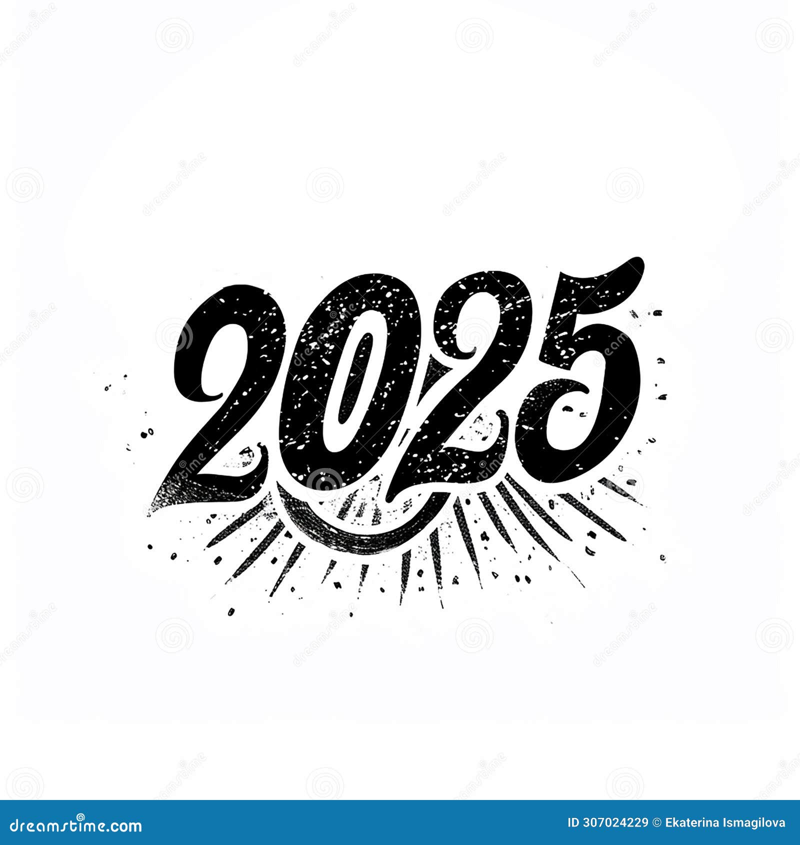 Typography Logo Saying "2025", Font Logo, Groovy Font, Vintage Ad Font ...