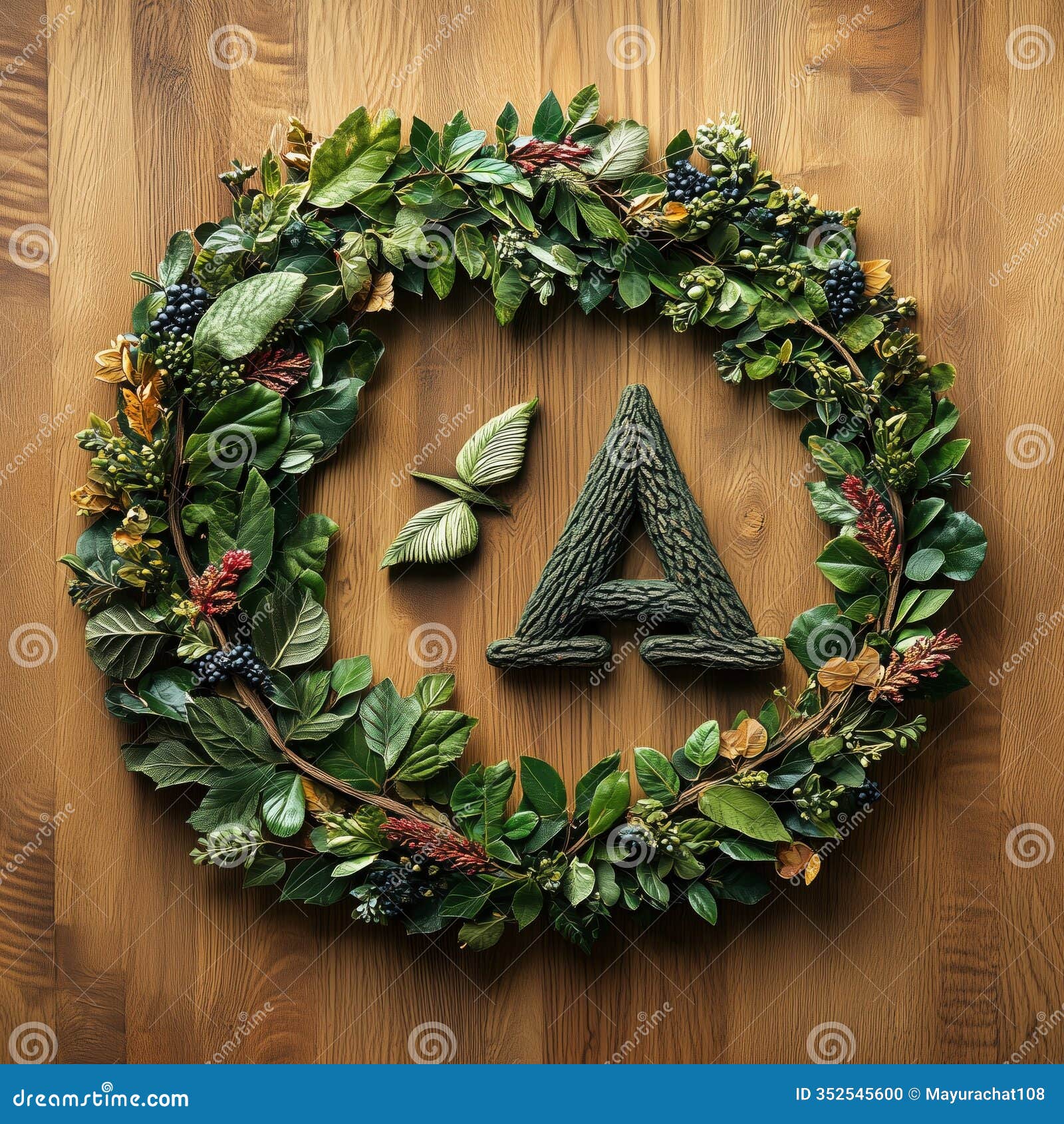 Typography with Nature Elements, Nature Inspired Font Designs, Creative ...