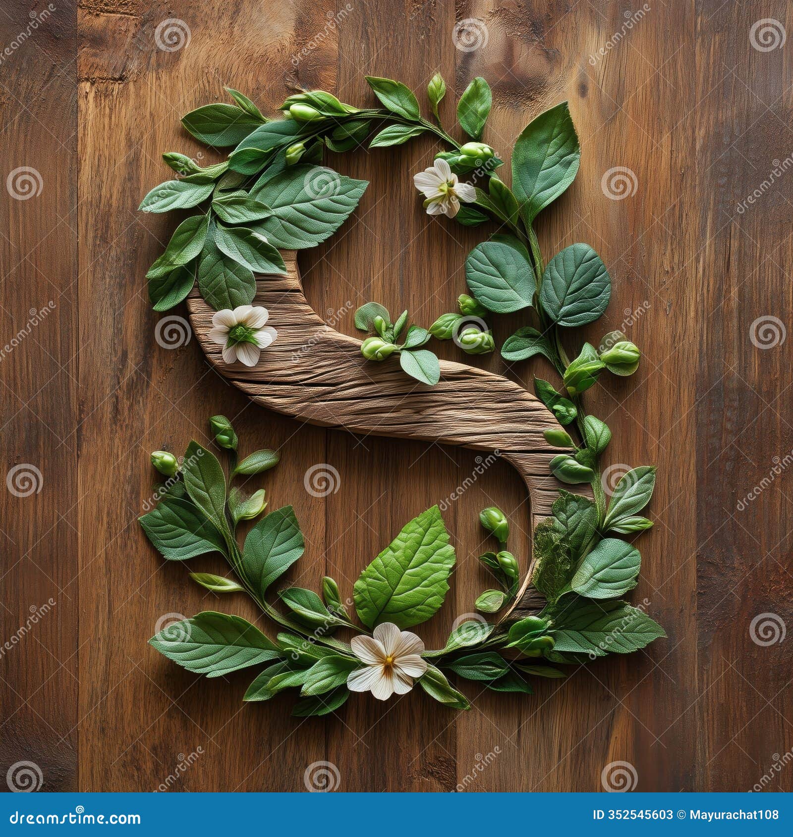 Typography with Nature Elements, Nature Inspired Font Designs, Creative ...