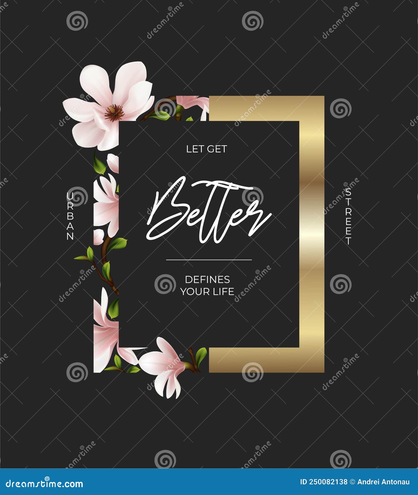 157_Typography_slogan stock vector. Illustration of garden - 250082138