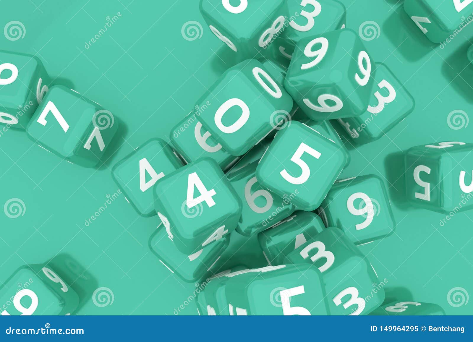 Abstract Typography, Bunch of Number Character Symbol or Sign ...