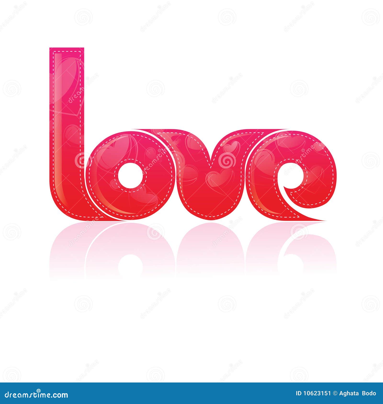 Word LOVE With Mandalas. Vector Decorative Zentangle Object For ...