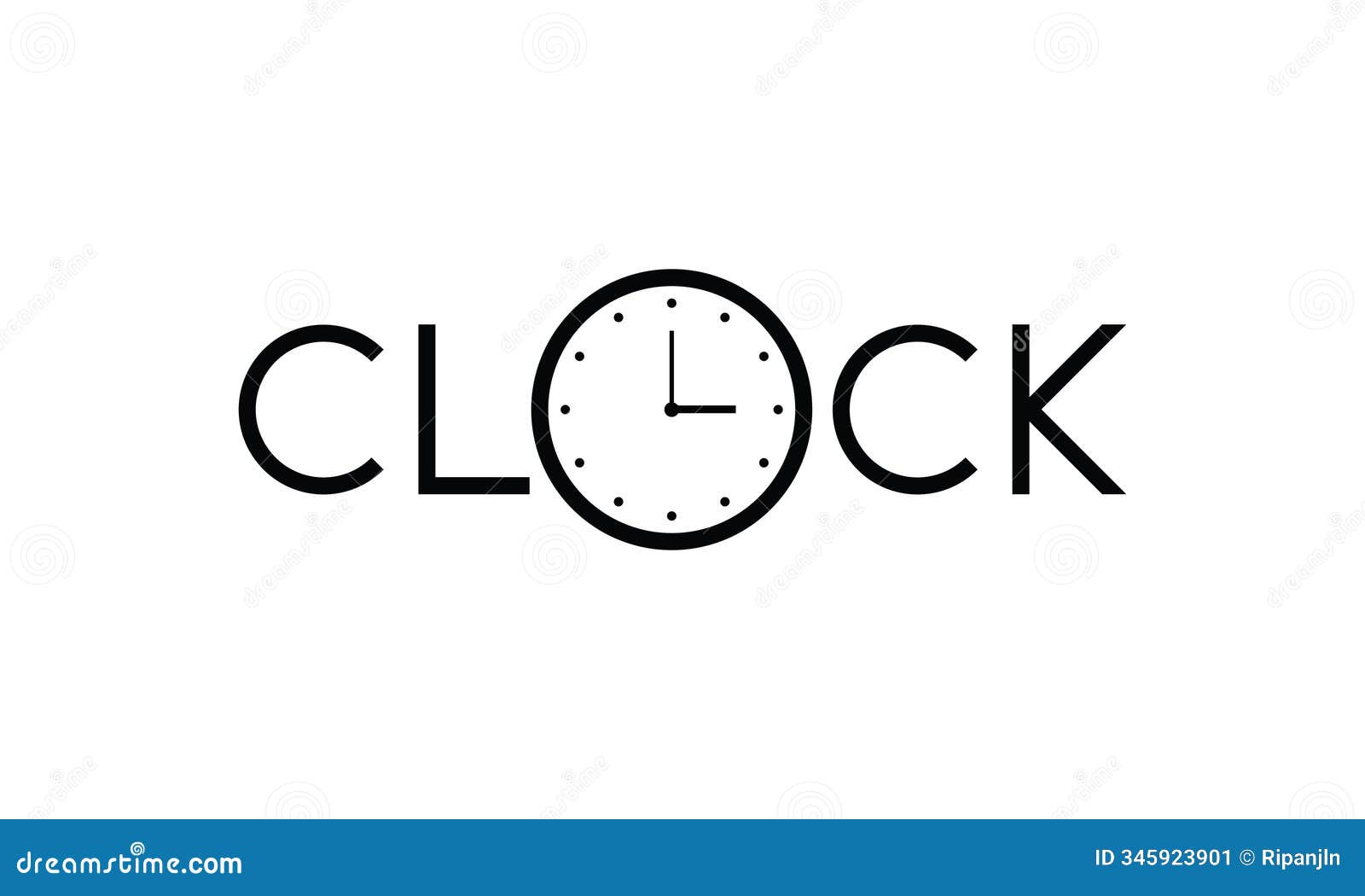Clock Logo Vector Illustration | CartoonDealer.com #340598090