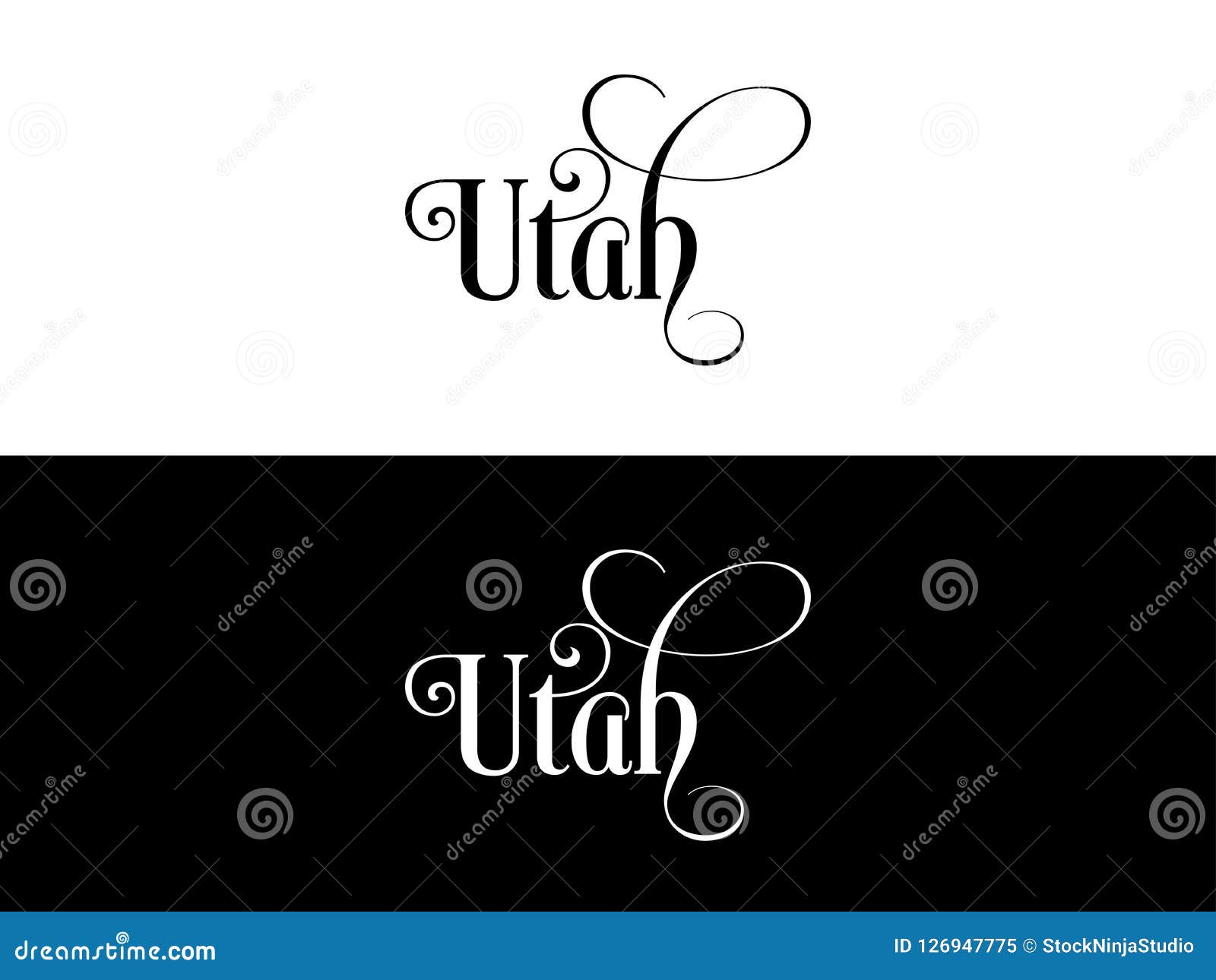 Utah. Set Of USA Official State Symbols Vector Illustration ... Utah. Set Of USA Official State Symbols Vector Illustration ...
