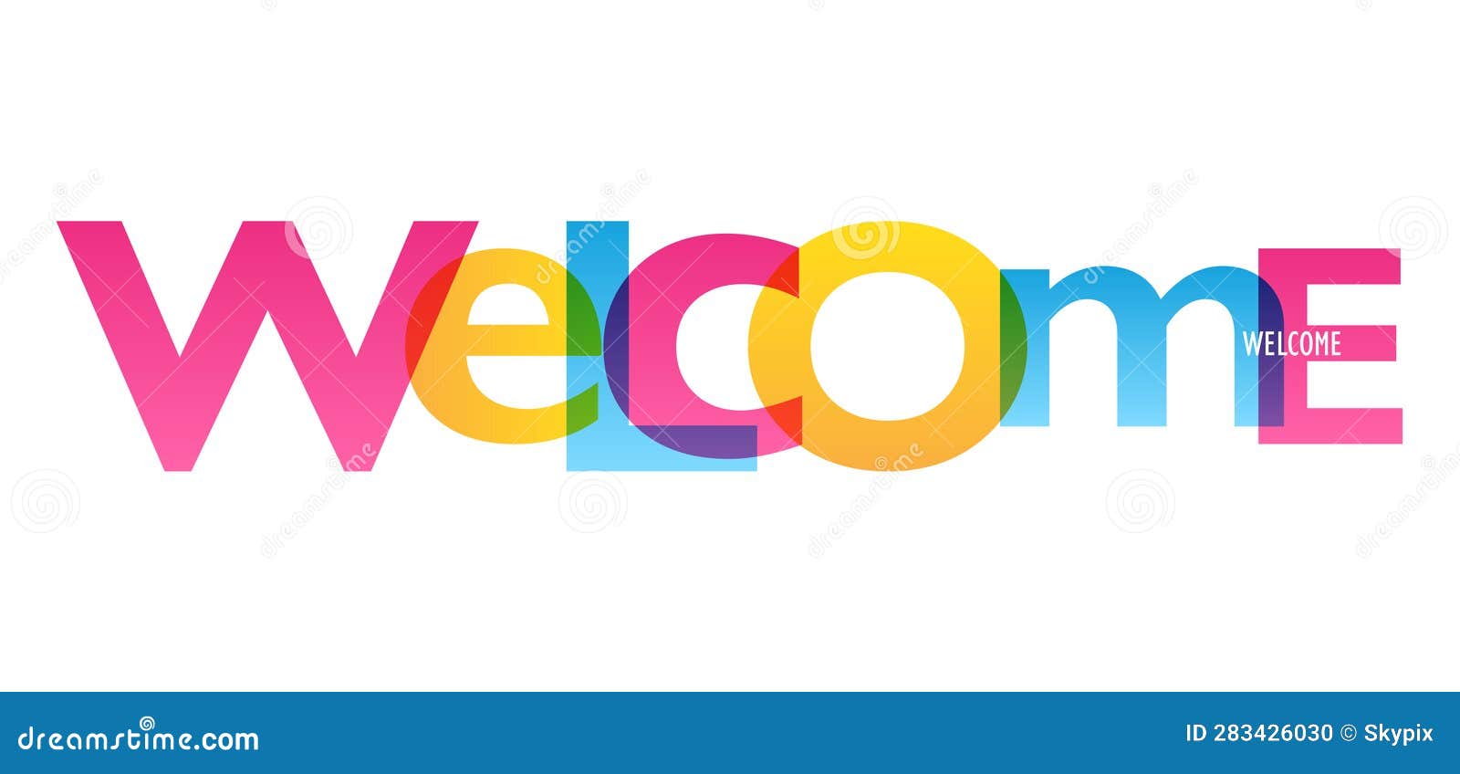 WELCOME Colorful Word Cloud Filled With Translations Vector ...