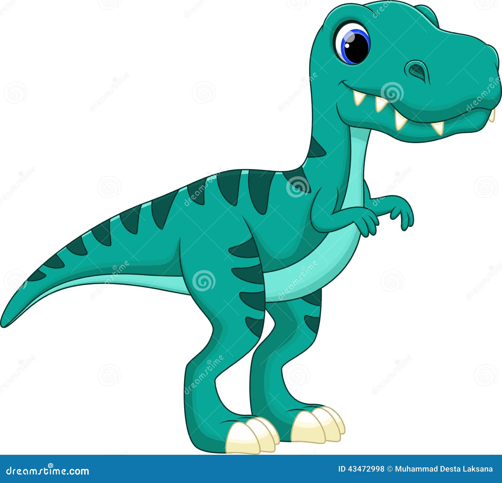 Tyrannosaurus Cartoon Stock Illustration - Image: 43472998