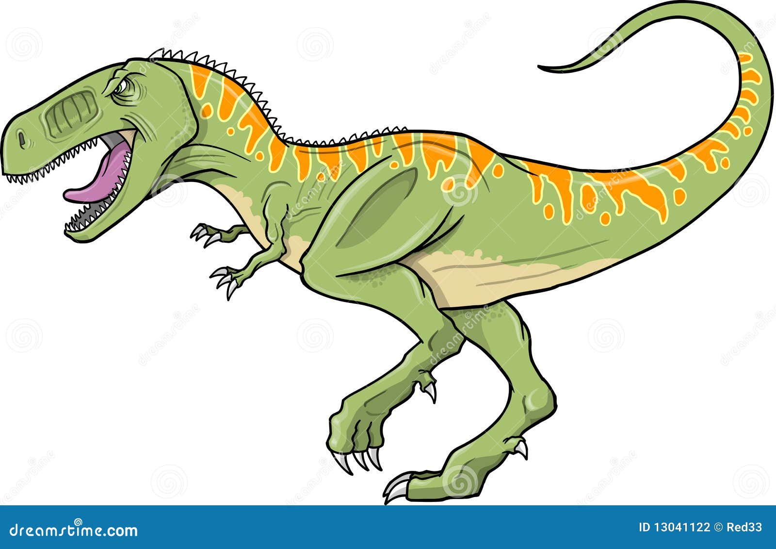 Tyrannosaurus Rex T-rex Dinosaur, Many Angles Front View Portrait Head ...