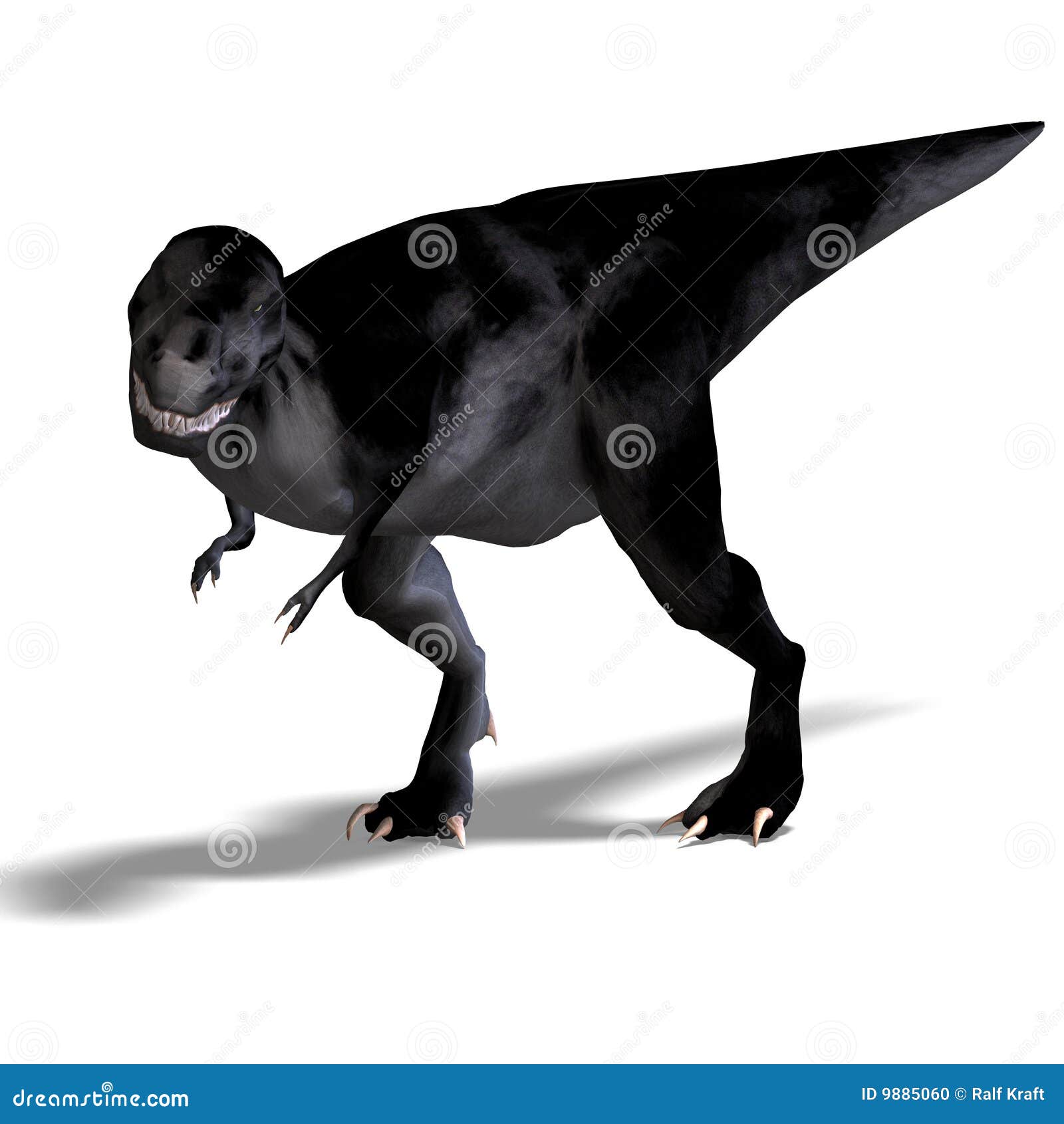 Tyrannosaurus rex stock illustration. Illustration of engage - 9885060