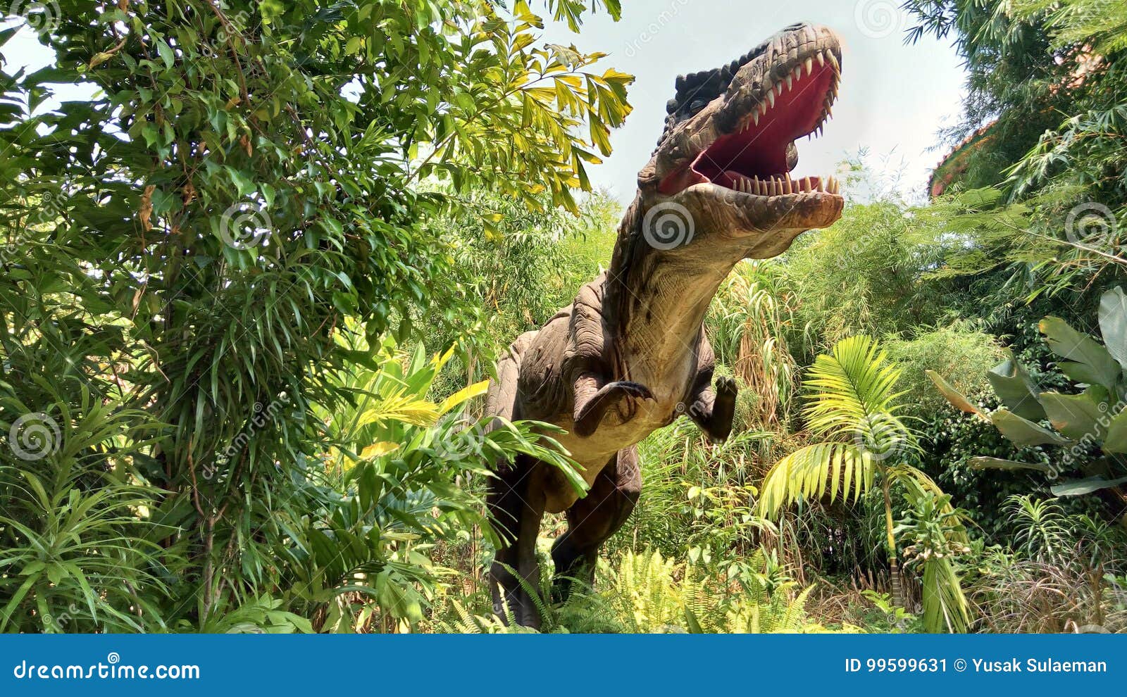 Tyrannosaurus Rex T-Rex stock image. Image of standing - 99599631