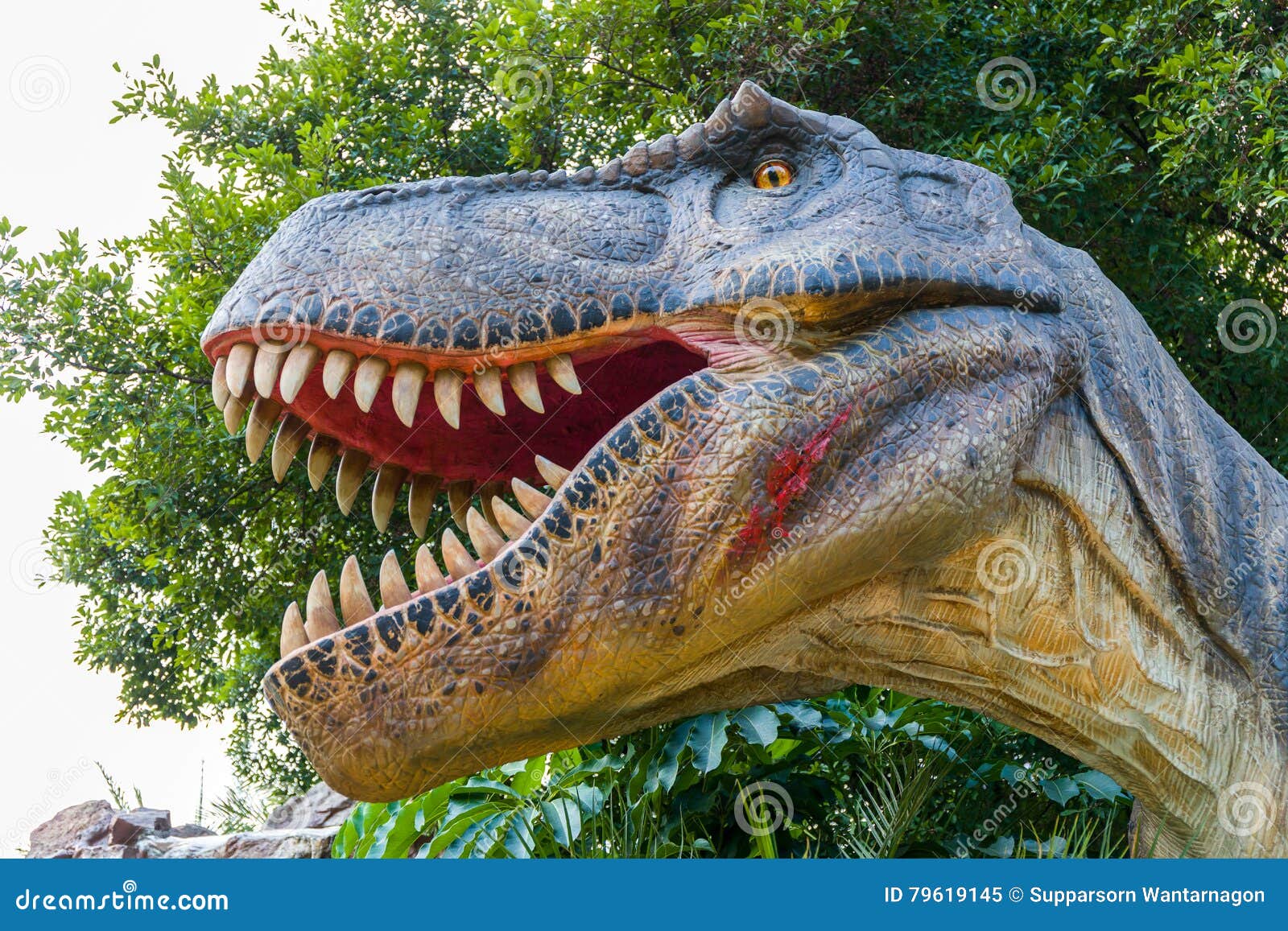 Tyrannosaurus or T-Rex Dinosaur Stock Image - Image of angry, horror ...