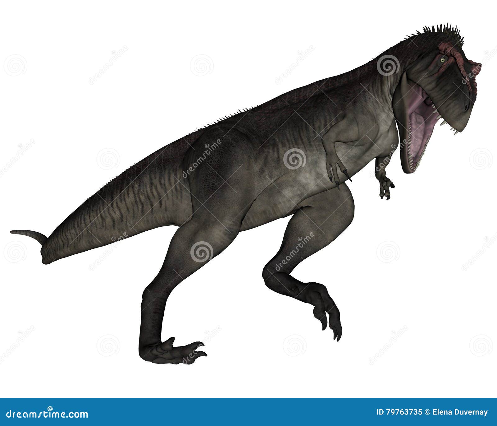 Tyrannotitan - 3D rinden stock de ilustración. Ilustración de desierto ...