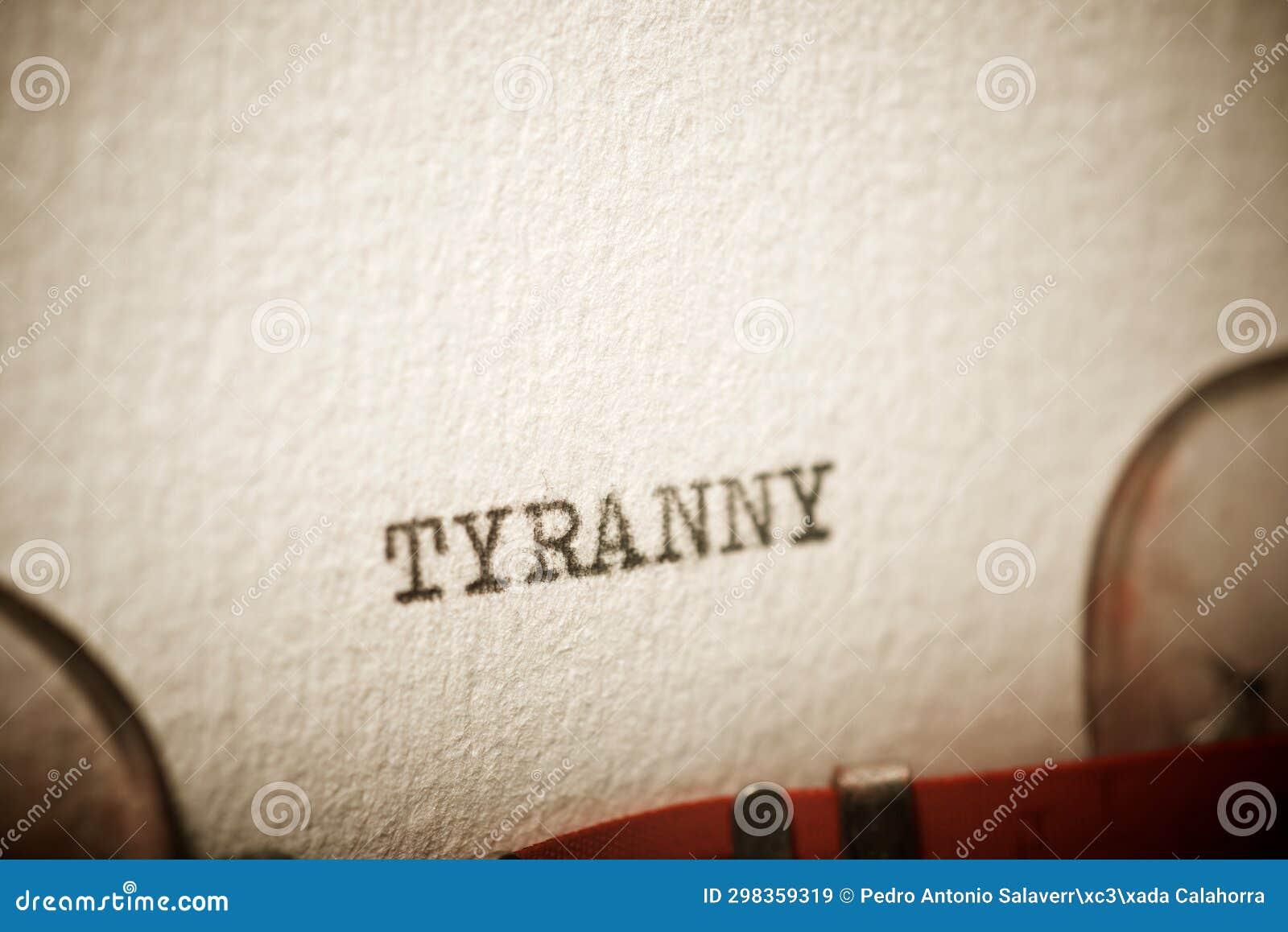 Tyranny concept view stock image. Image of title, text - 298359319