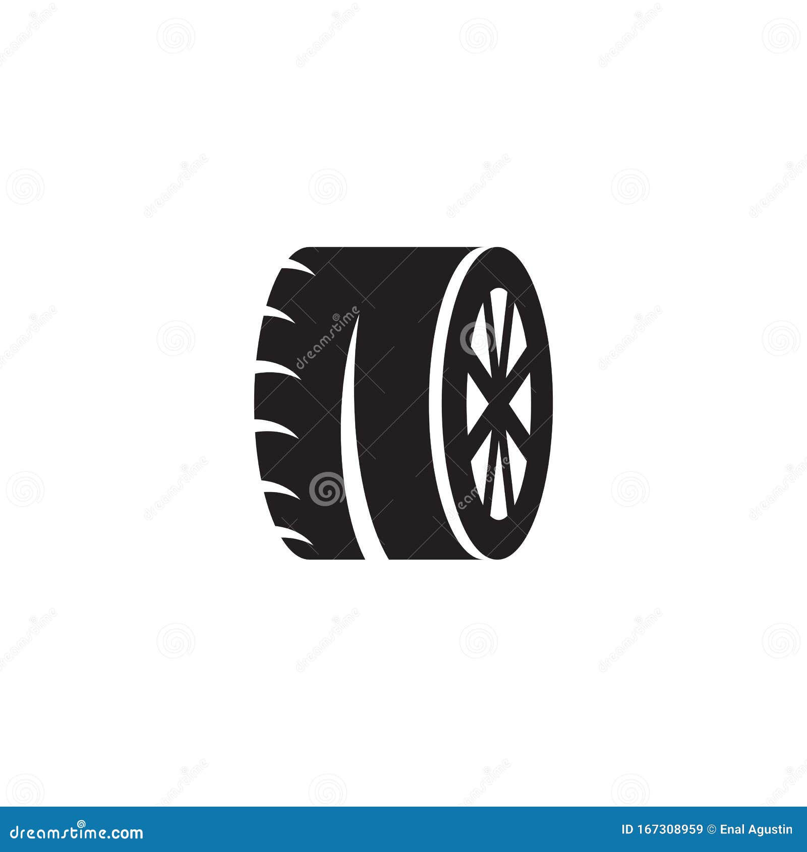 Tyre Icon Logo Design Vector Template Stock Vector - Illustration of ...