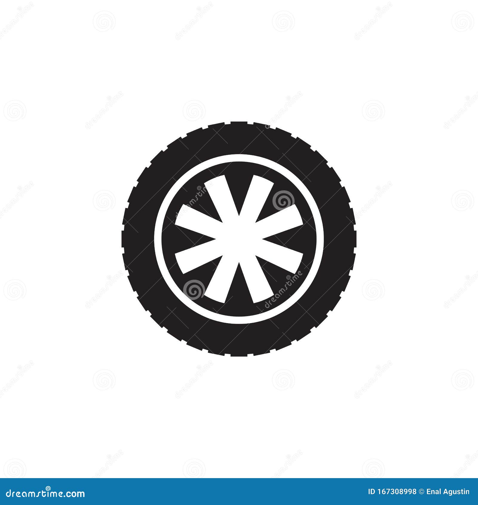 Tyre Icon Logo Design Vector Template Stock Vector - Illustration of ...