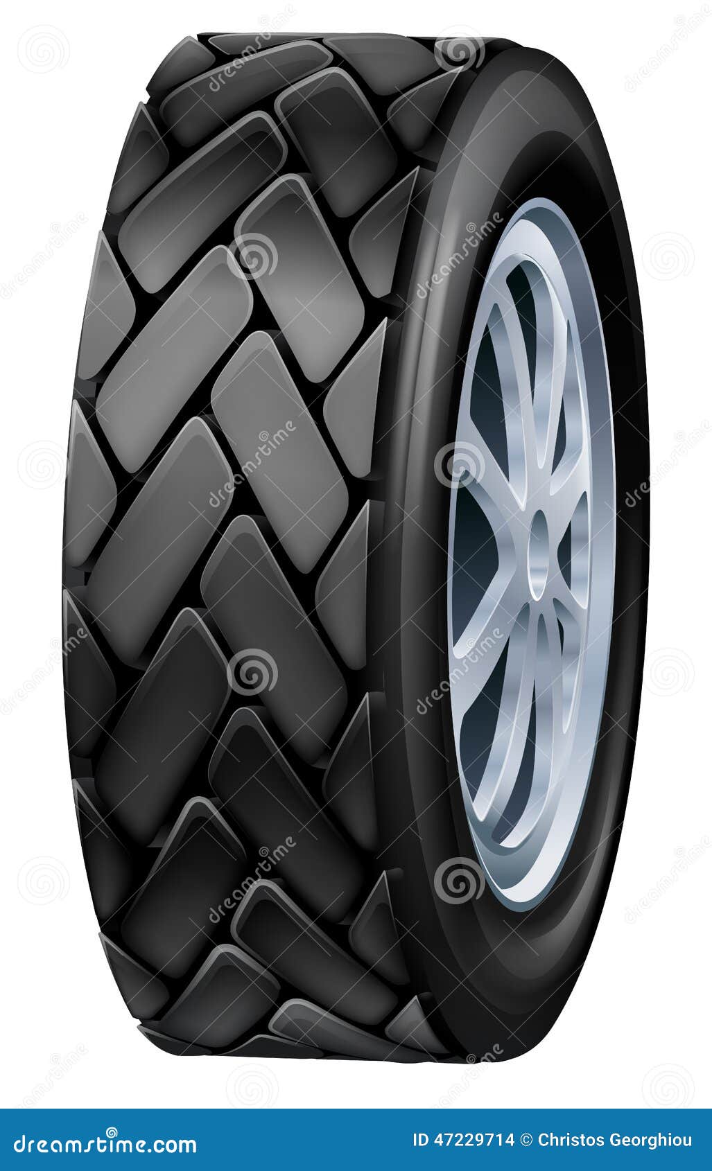 Tyre illustration stock vector. Illustration of tires - 47229714