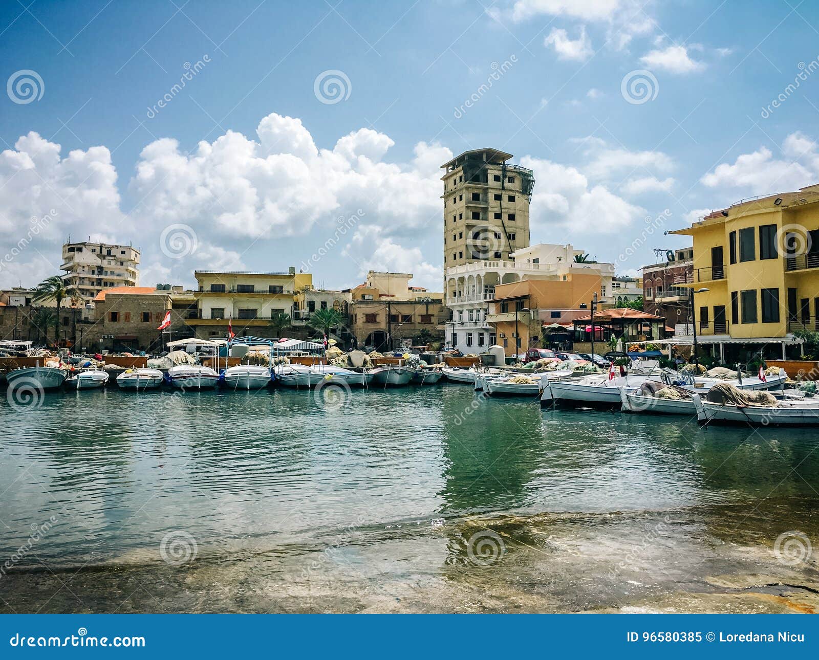 Tyre, Lebanon editorial image. Image of cityscape, seaview - 96580385