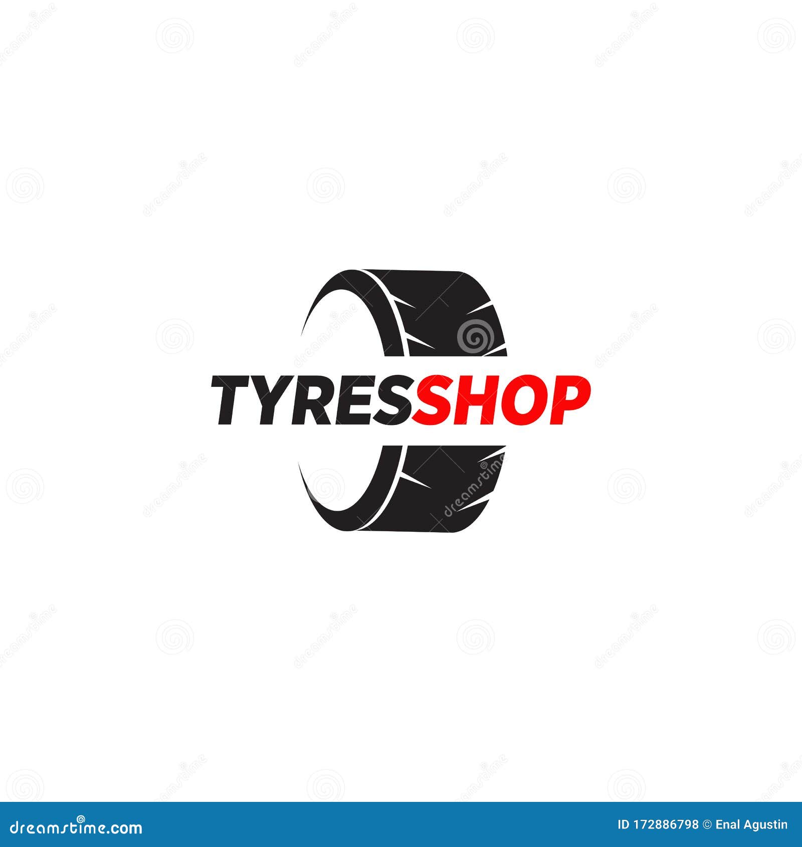 Tyre Shop Logo Design Vector Illustration Template Stock Vector ...