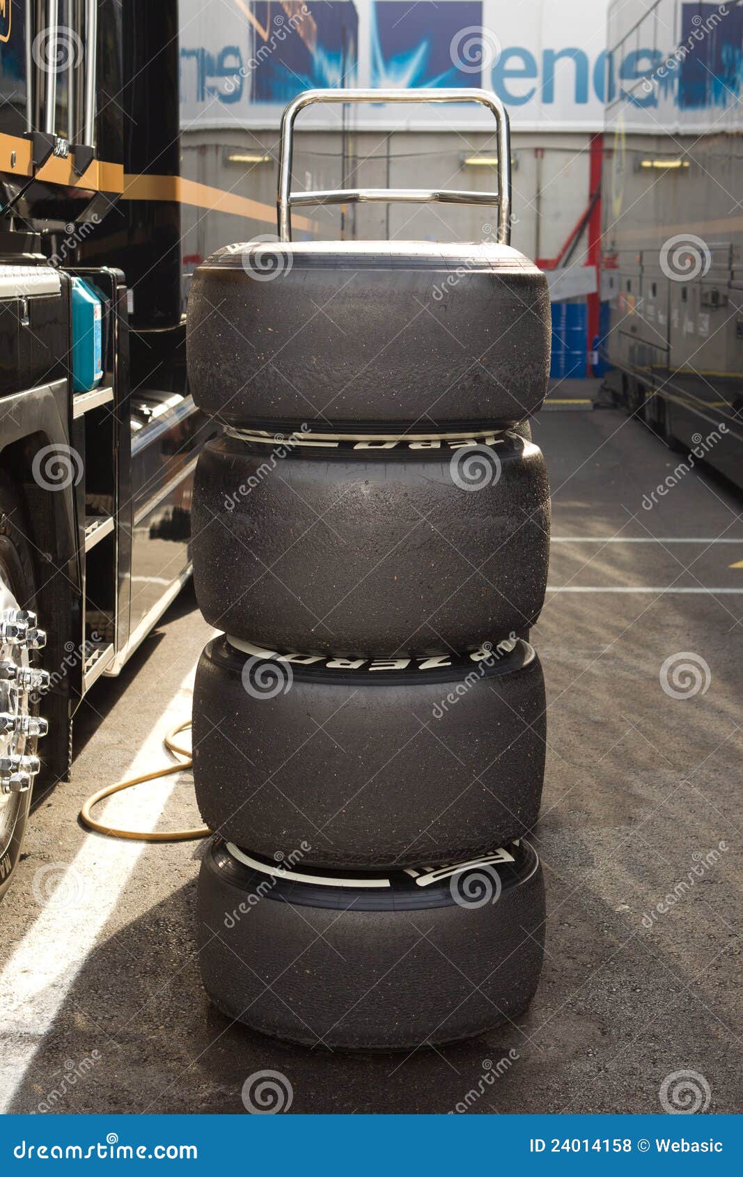 Tyre tower editorial stock photo. Image of truck, wheel - 24014158