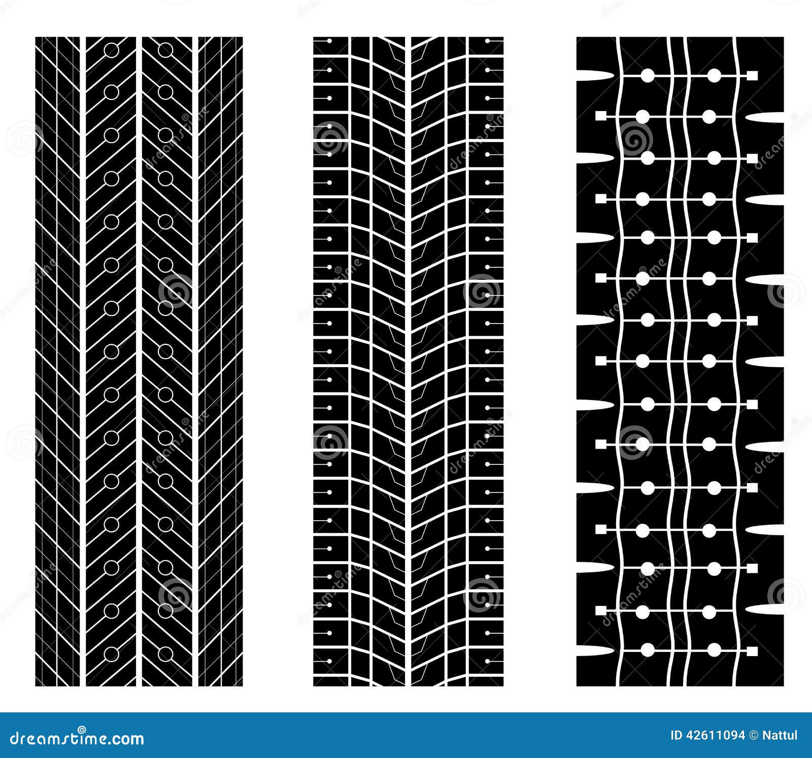 Tyre tread design vector stock vector. Illustration of isolated - 42611094