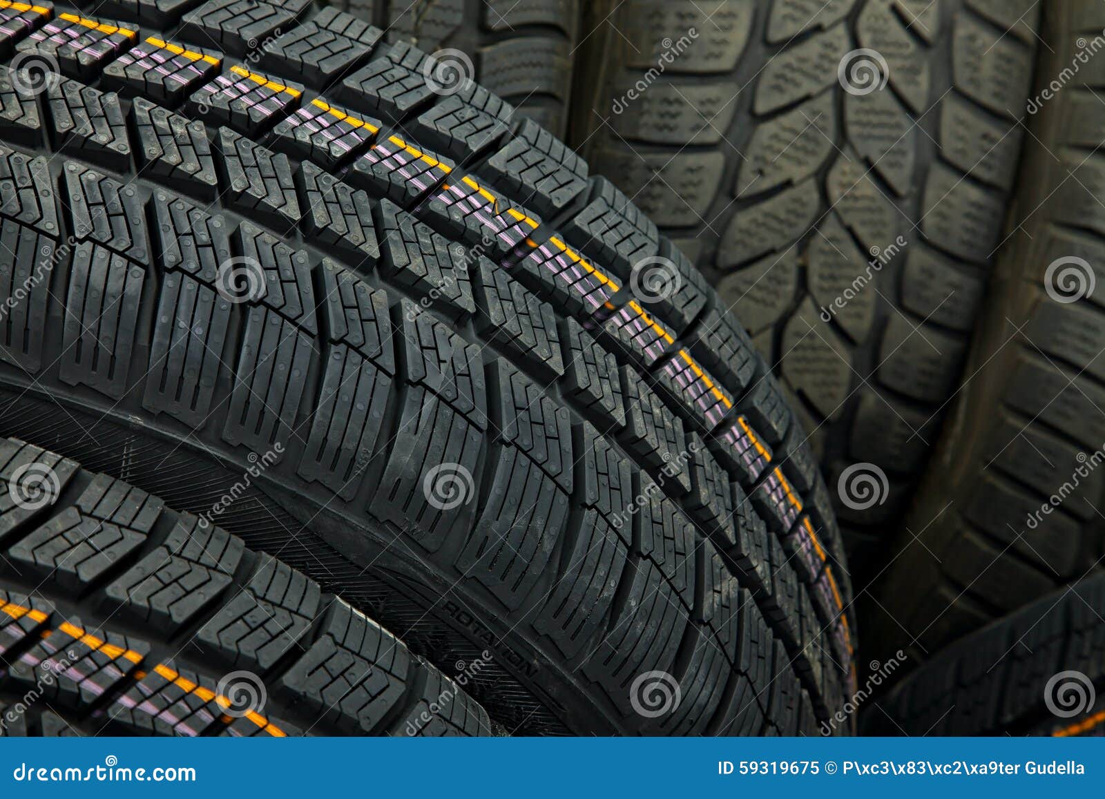 Tyres closeup stock image. Image of gear, disposed, motorsport - 59319675